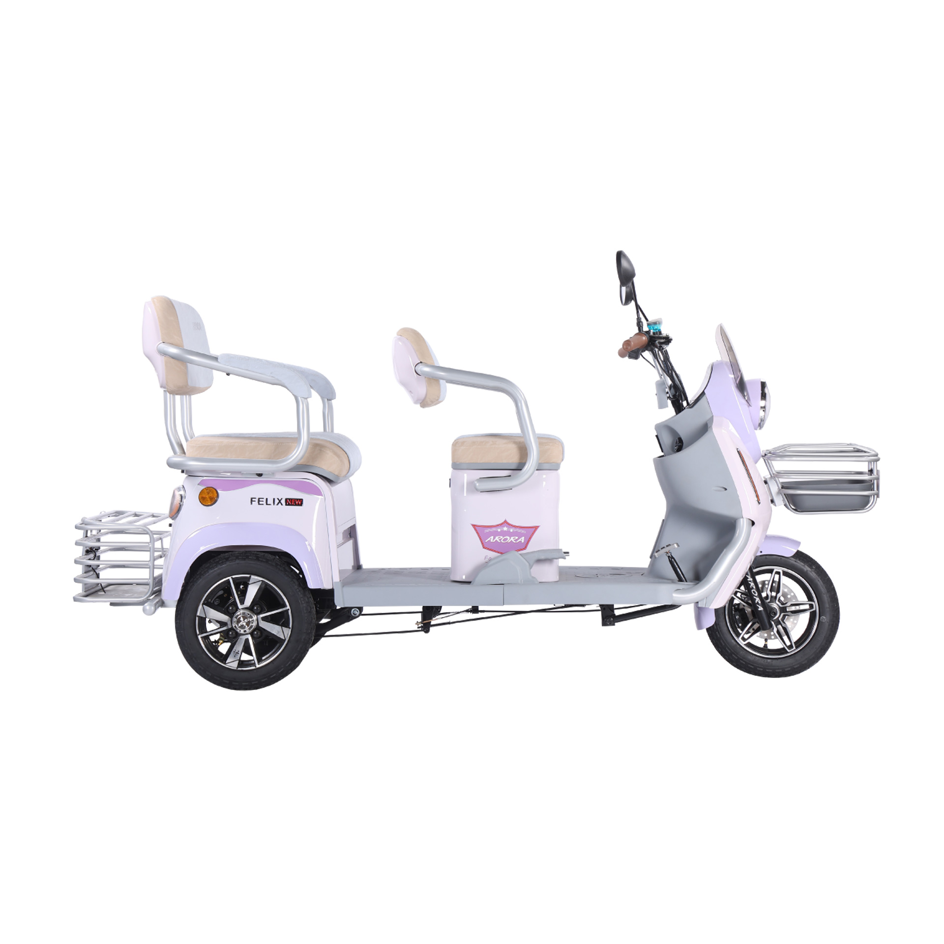 Arora Felix 1000W 72V32AH Tricycle Elektirikli Moped |EVKUR