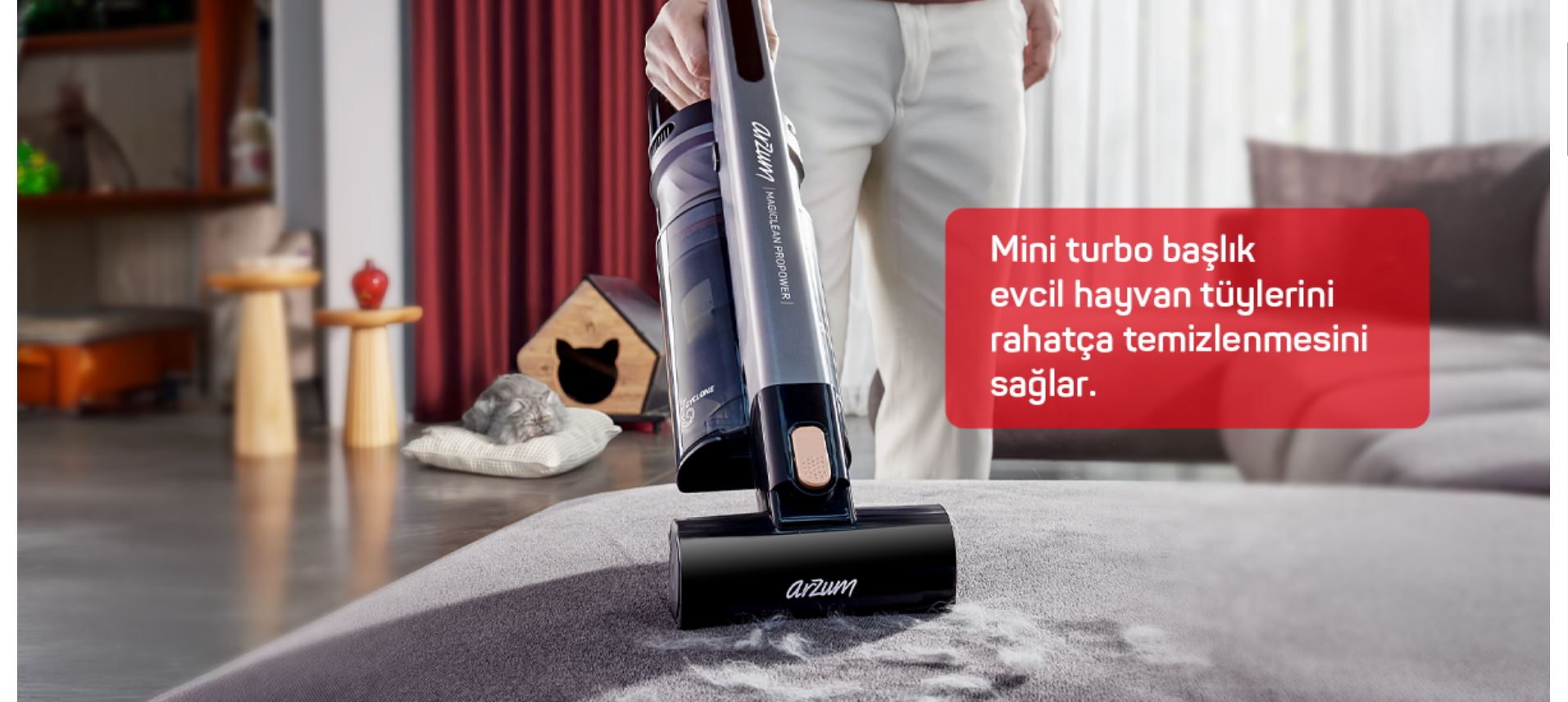 Arzum AR4208 Magicclean Propower Şarjlı Dikey Süpürge