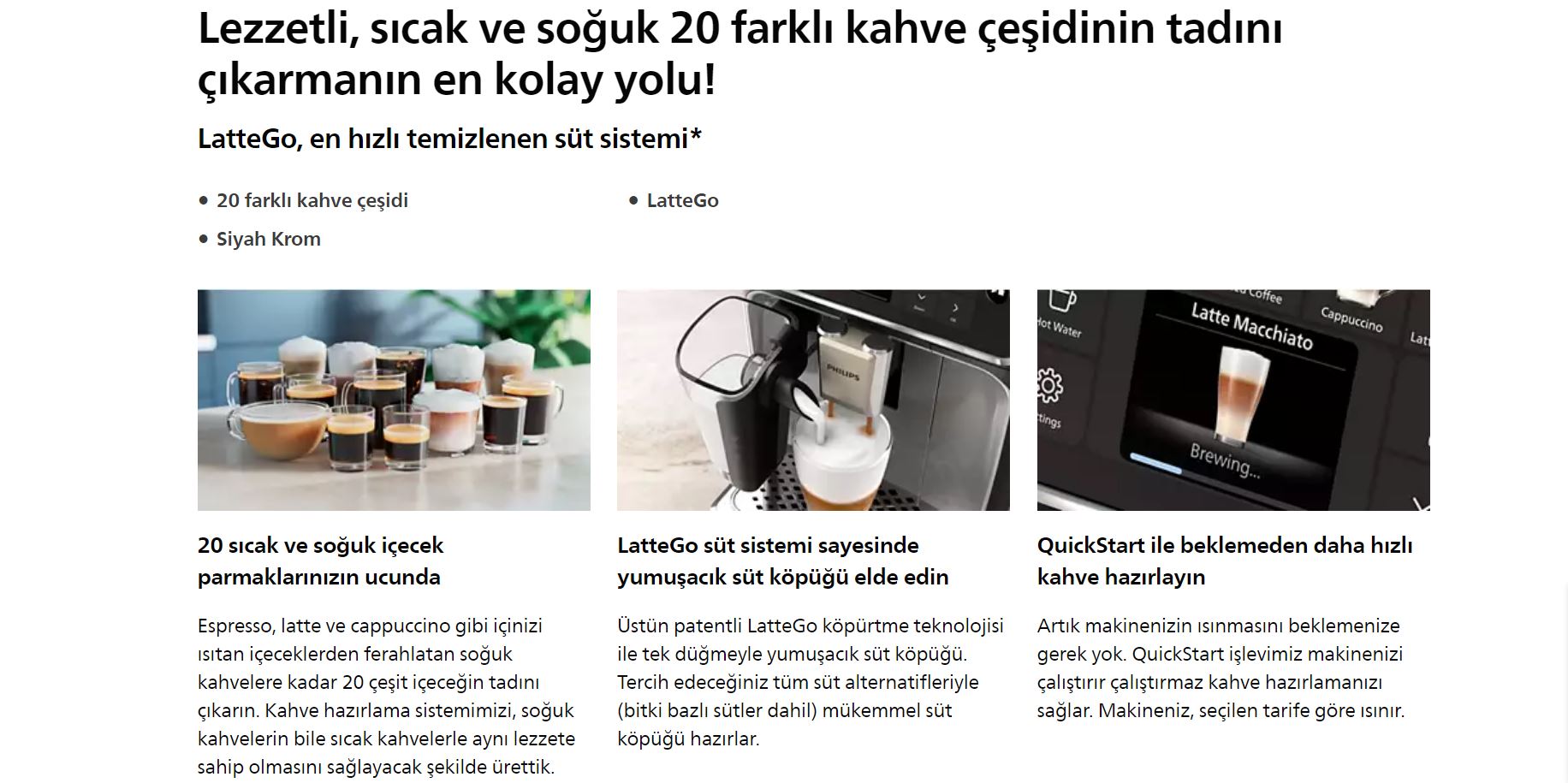 Philips EP5547/90 Tam Otomatik Espresso Makinesi | Evkur