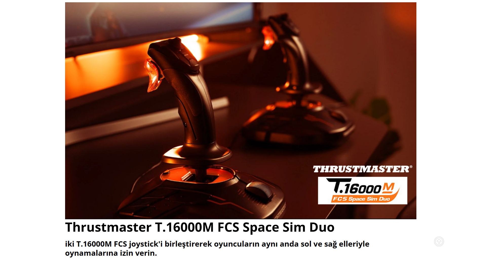 Thrustmaster T 16000M Space Sim Duo Stick - Hotas | Evkur