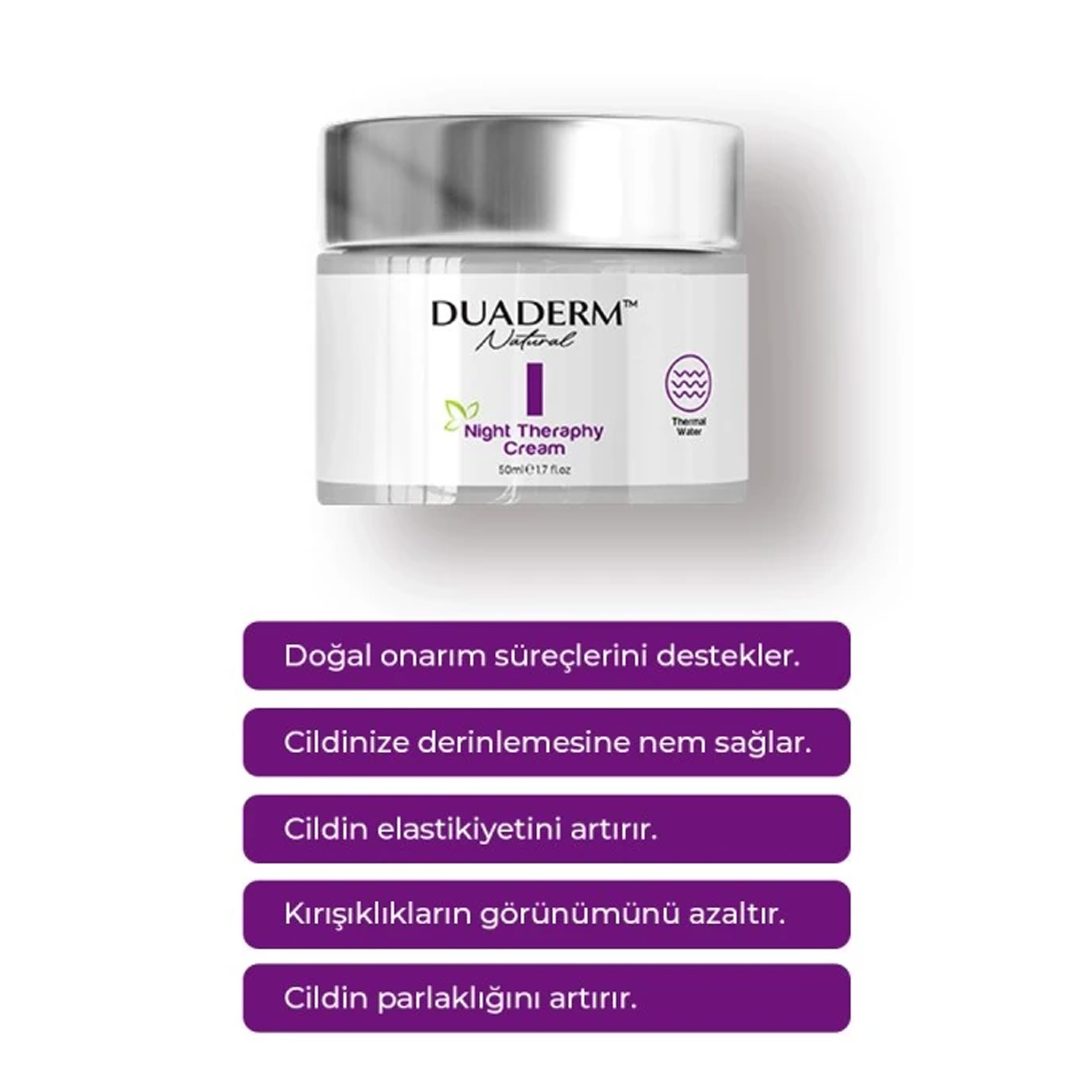 Duaderm Night Theraphy Cream 50 ml I Evkur
