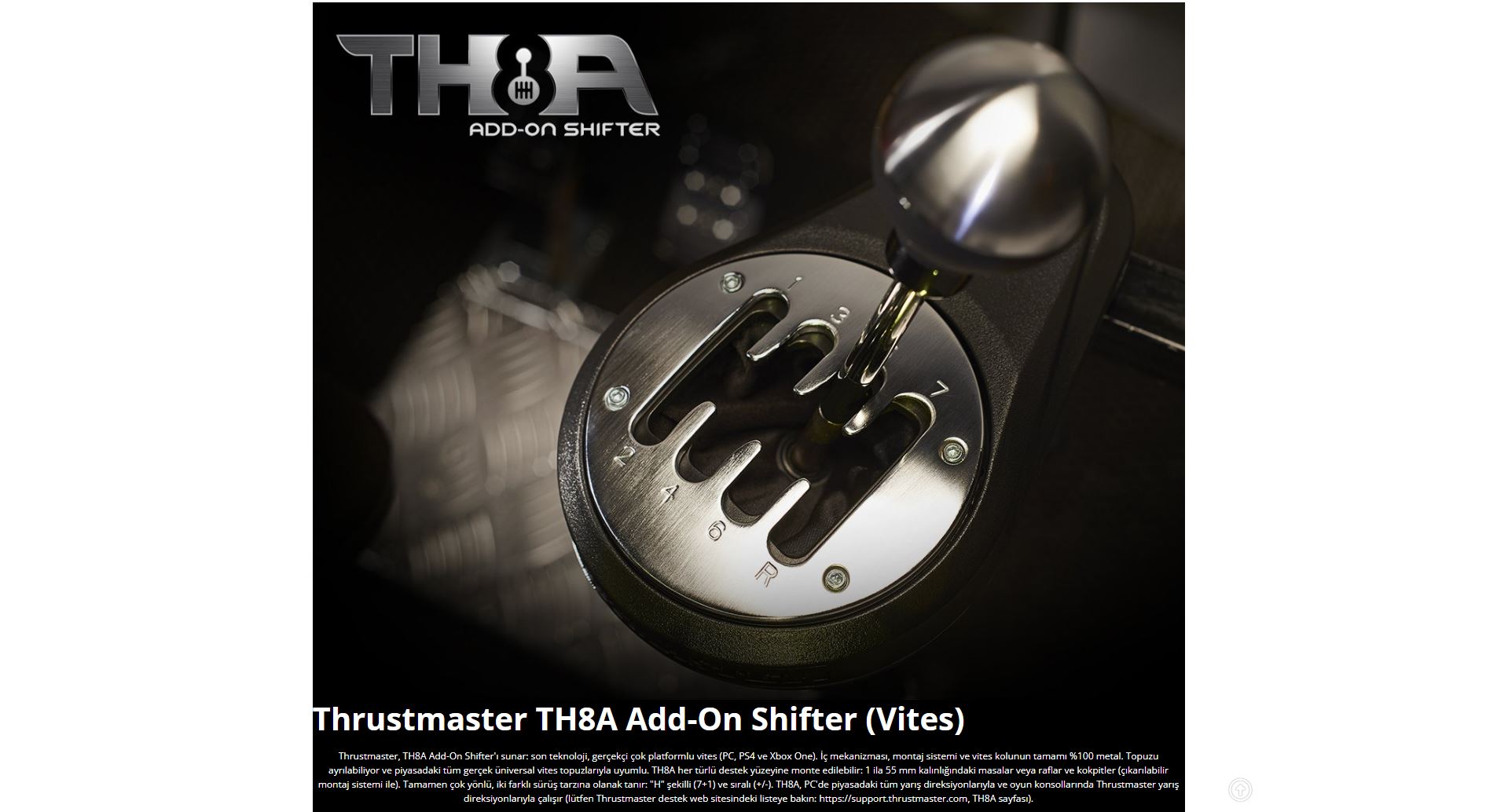 Thrustmaster TH8A ADD-ON Shifter | Evkur