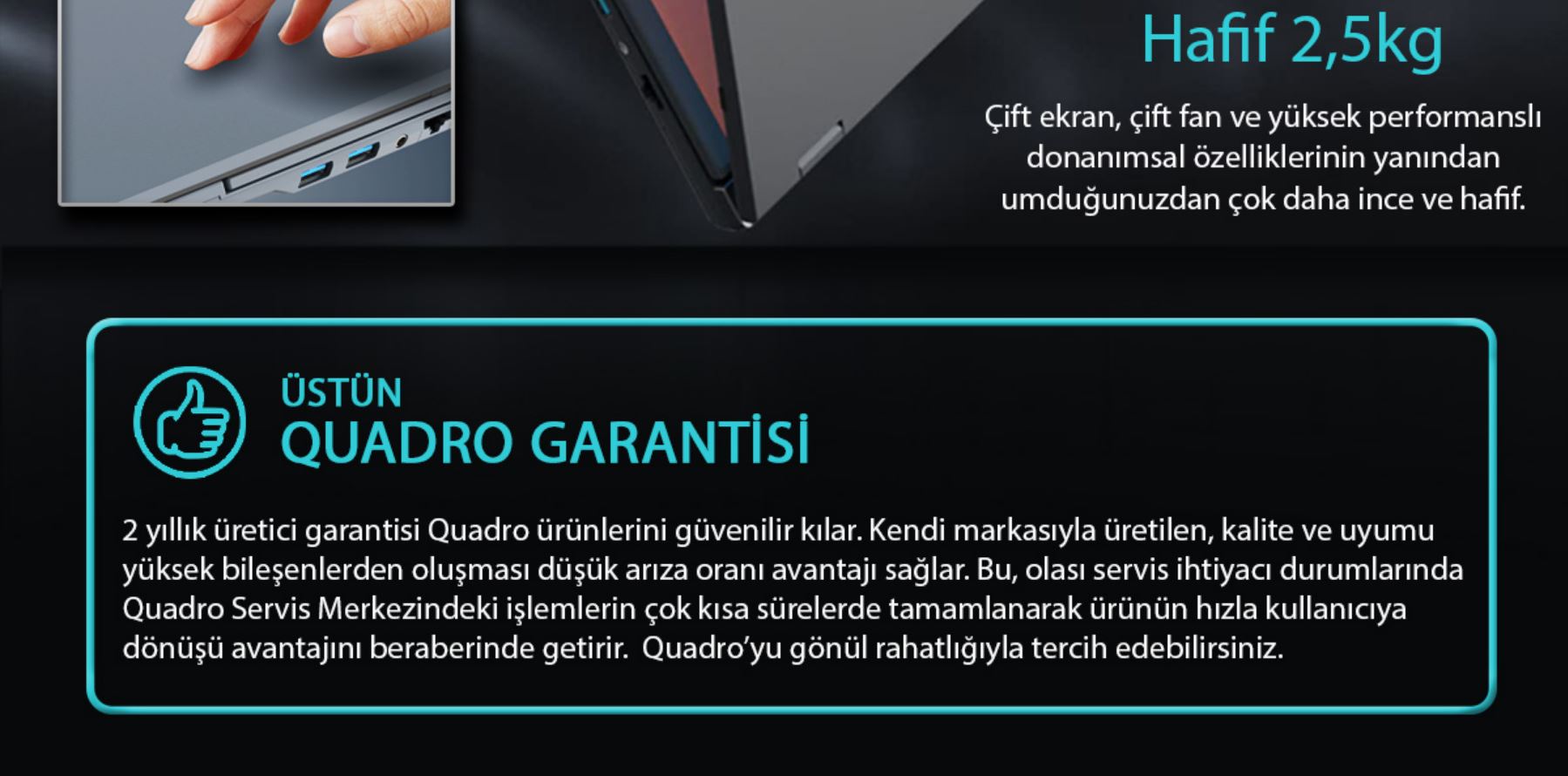 Quadro DS1650 Intel I7 10870H 16GB RAM 512GB