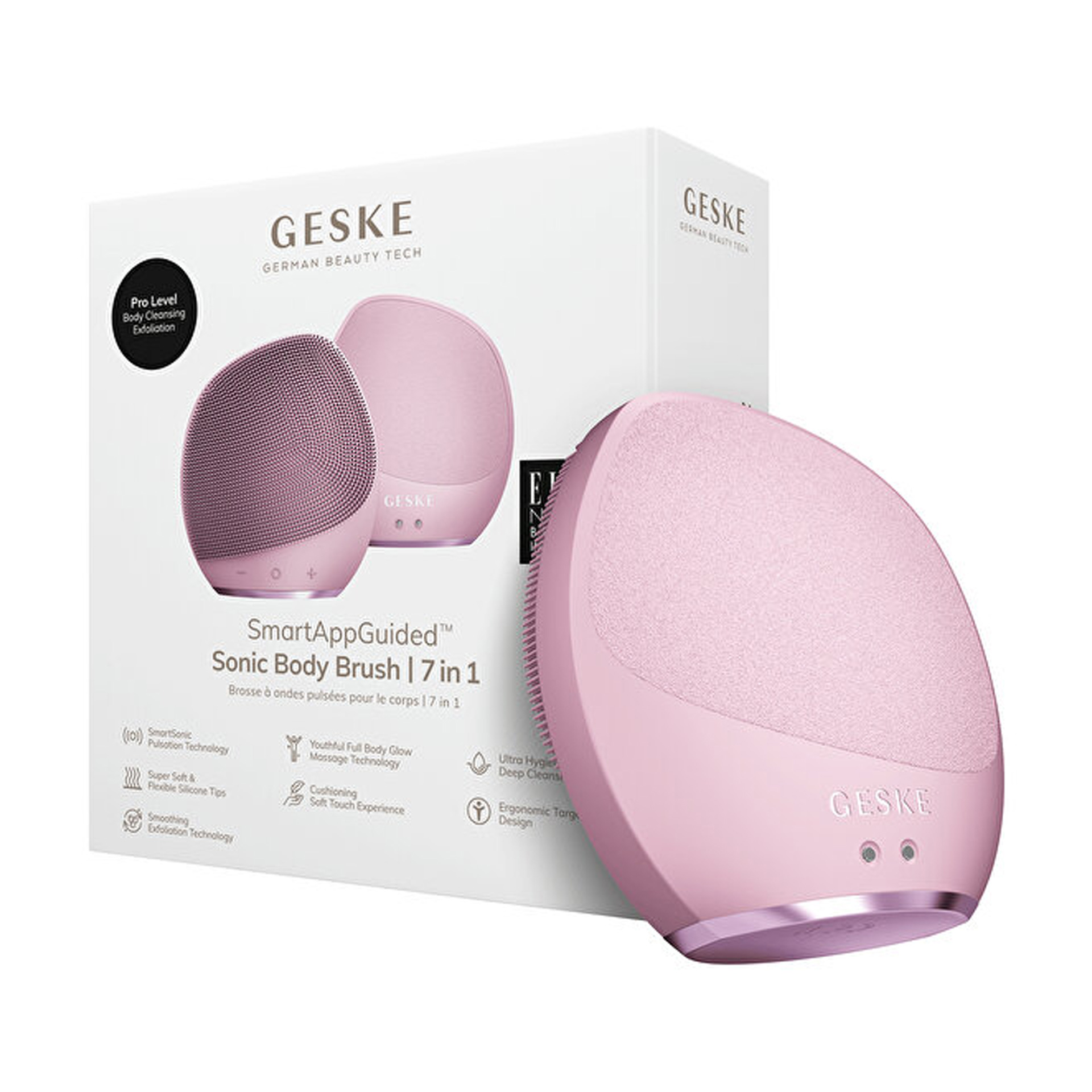 Geske Sonic Vücut Fırçası VeYoğun Eksfoliyatör 7'si 1I Evkur