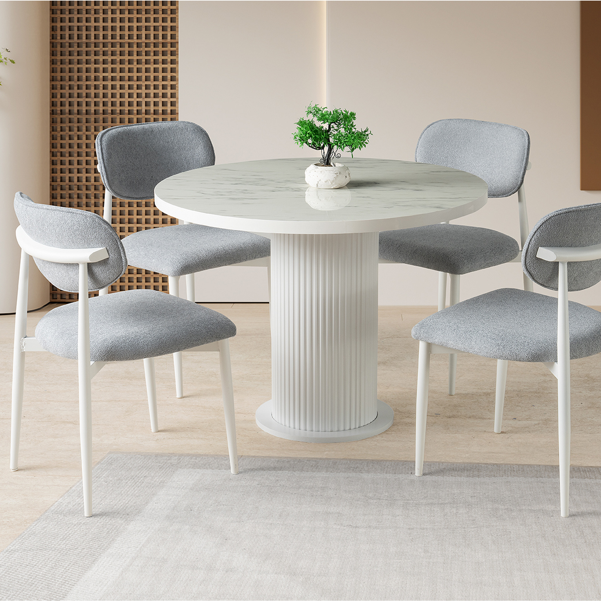 Liza Sandalye Açık Gri - Evkur