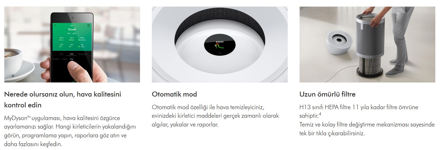 Dyson Purifier Big+Quiet BP02 Hava Temizleyici | Evkur