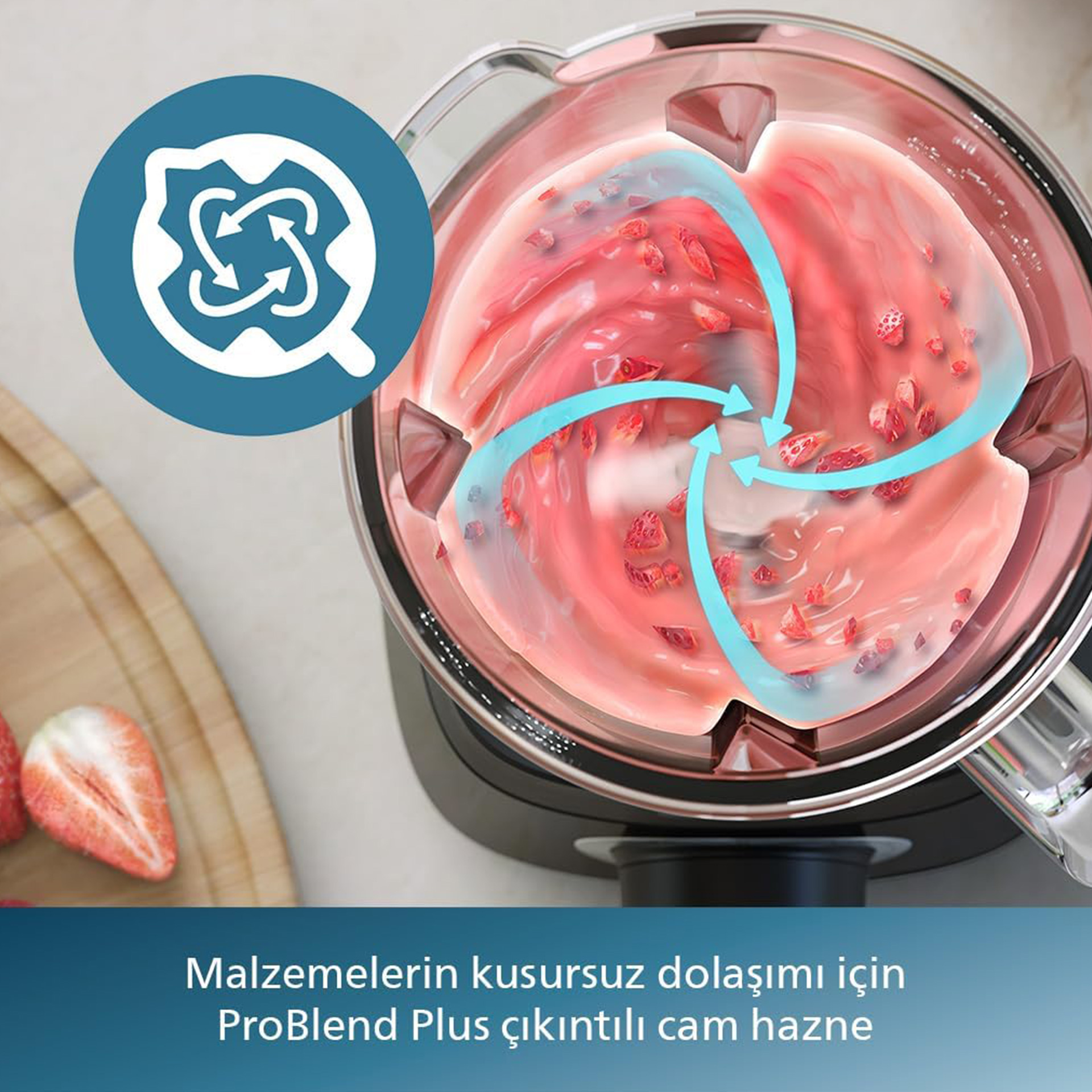 Philips HR3030/00 Problend Plus Teknolojisi Surahi Blender