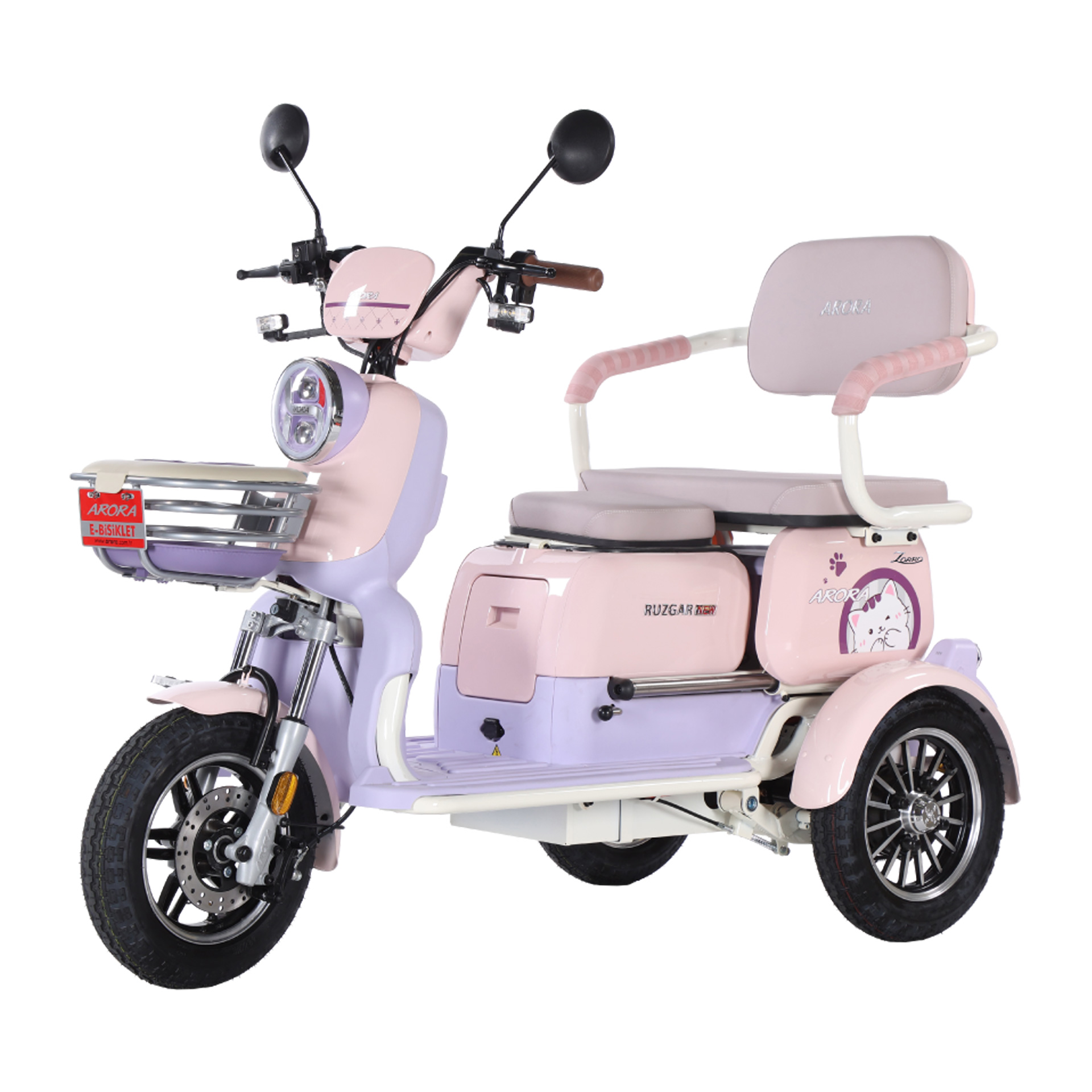 Arora Rüzgar 60V20AH Tricycle Elektrikli Moped | Evkur
