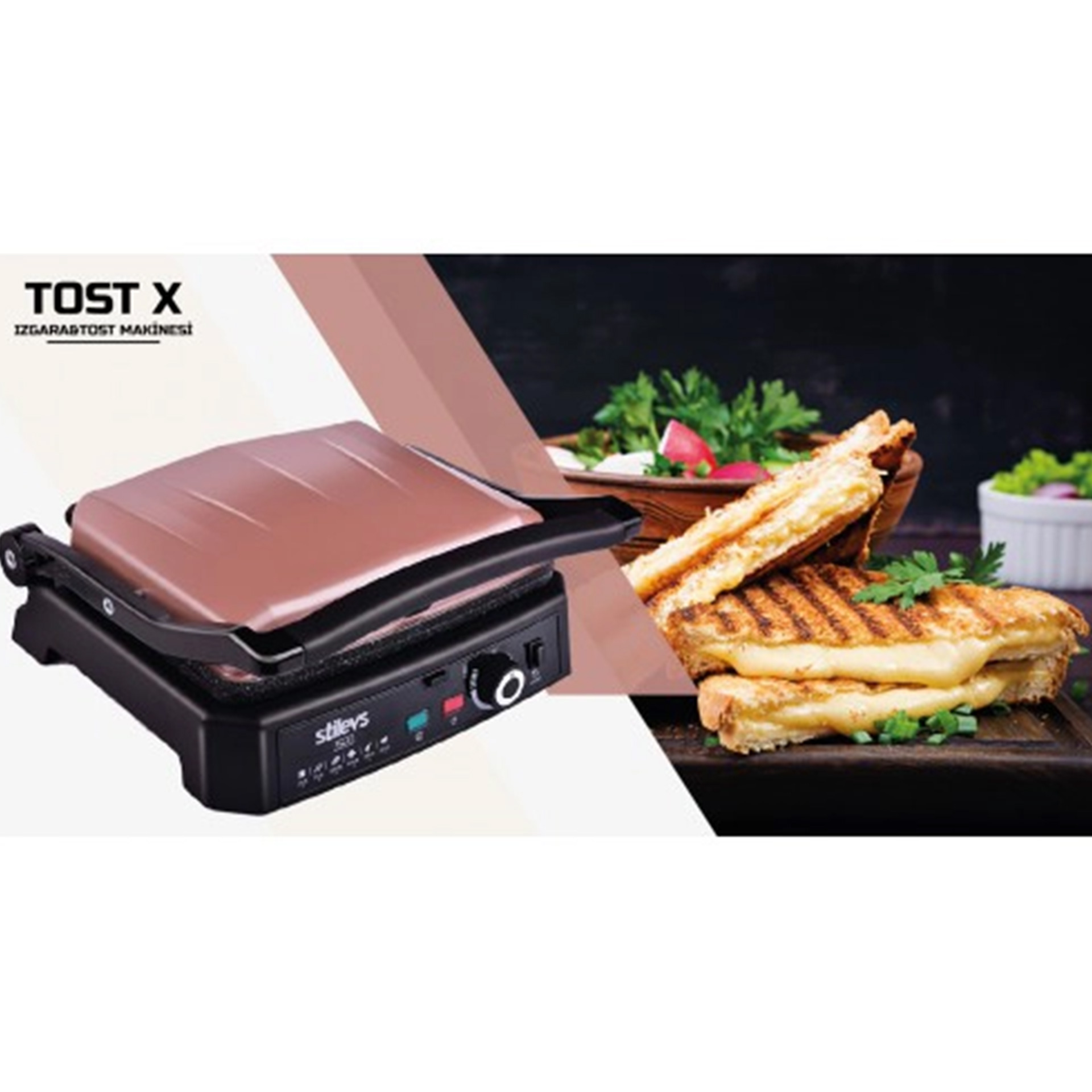 Stilevs Tost X Tost Makinesi Rose | Evkur