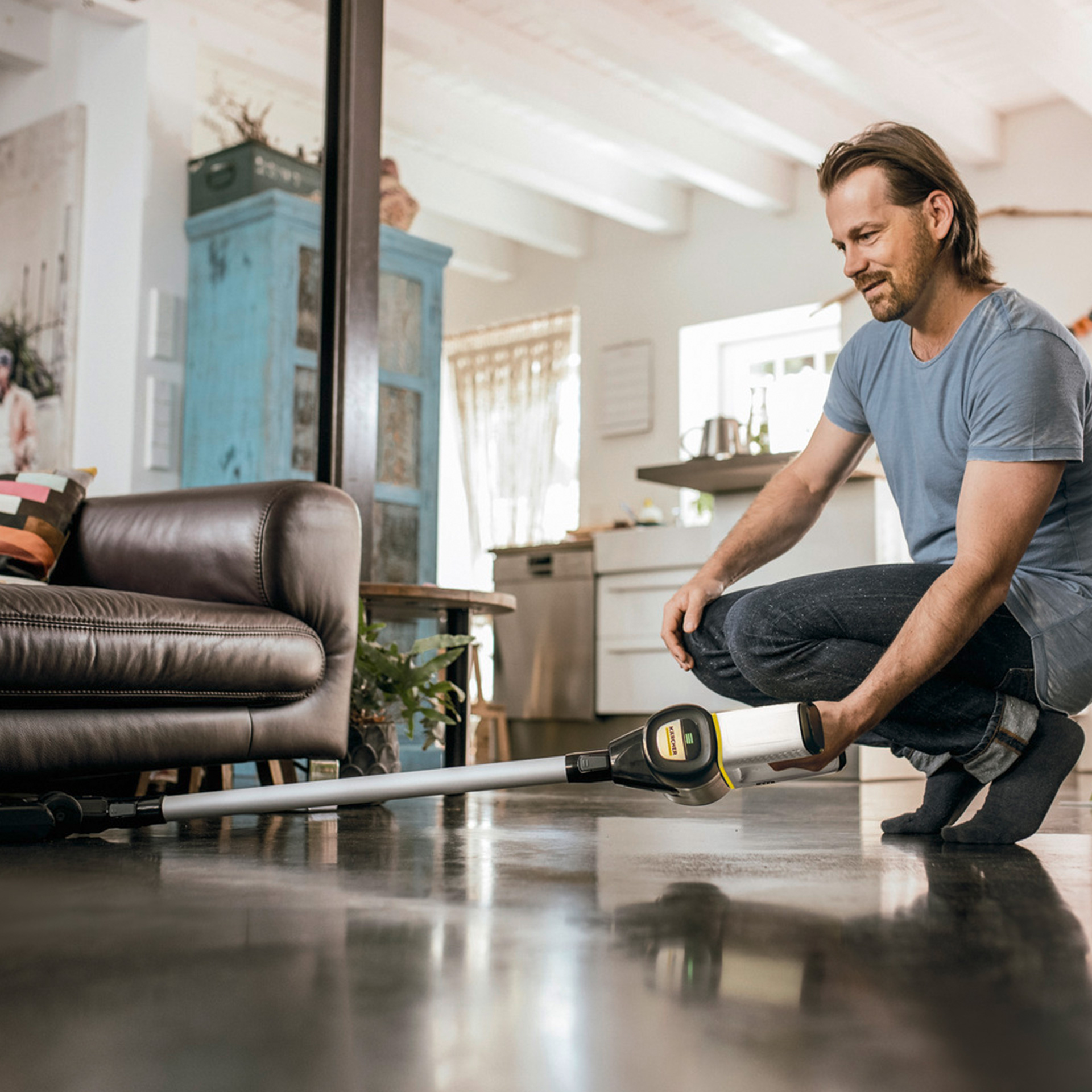 Karcher VC 6 Cordless Ourfamily Duo *Eu Dikey Sarjlı Süpürge