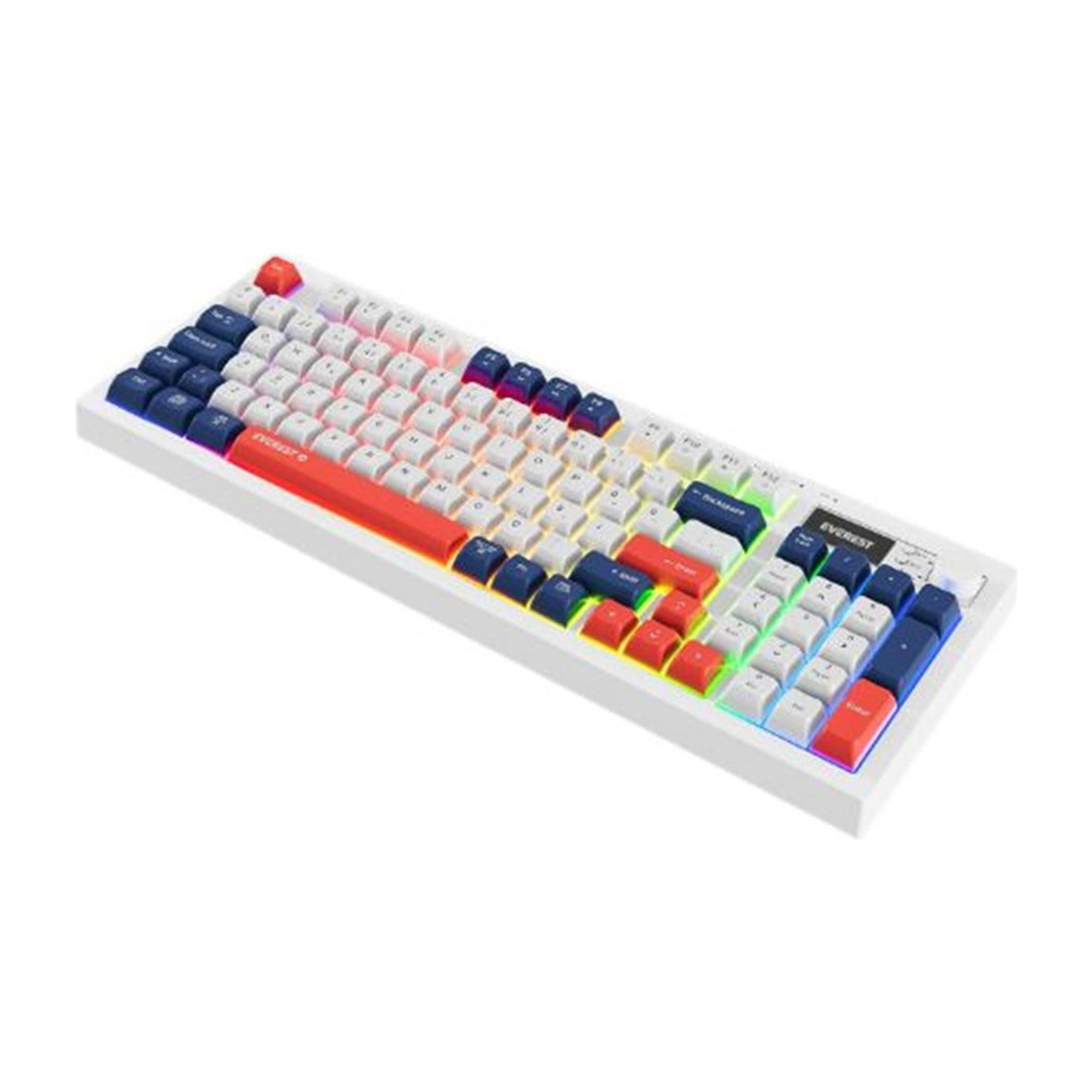 Everest KB-85 Silentpro Beyaz/Mavi/Kırmızı Rgb Wifi | Evkur