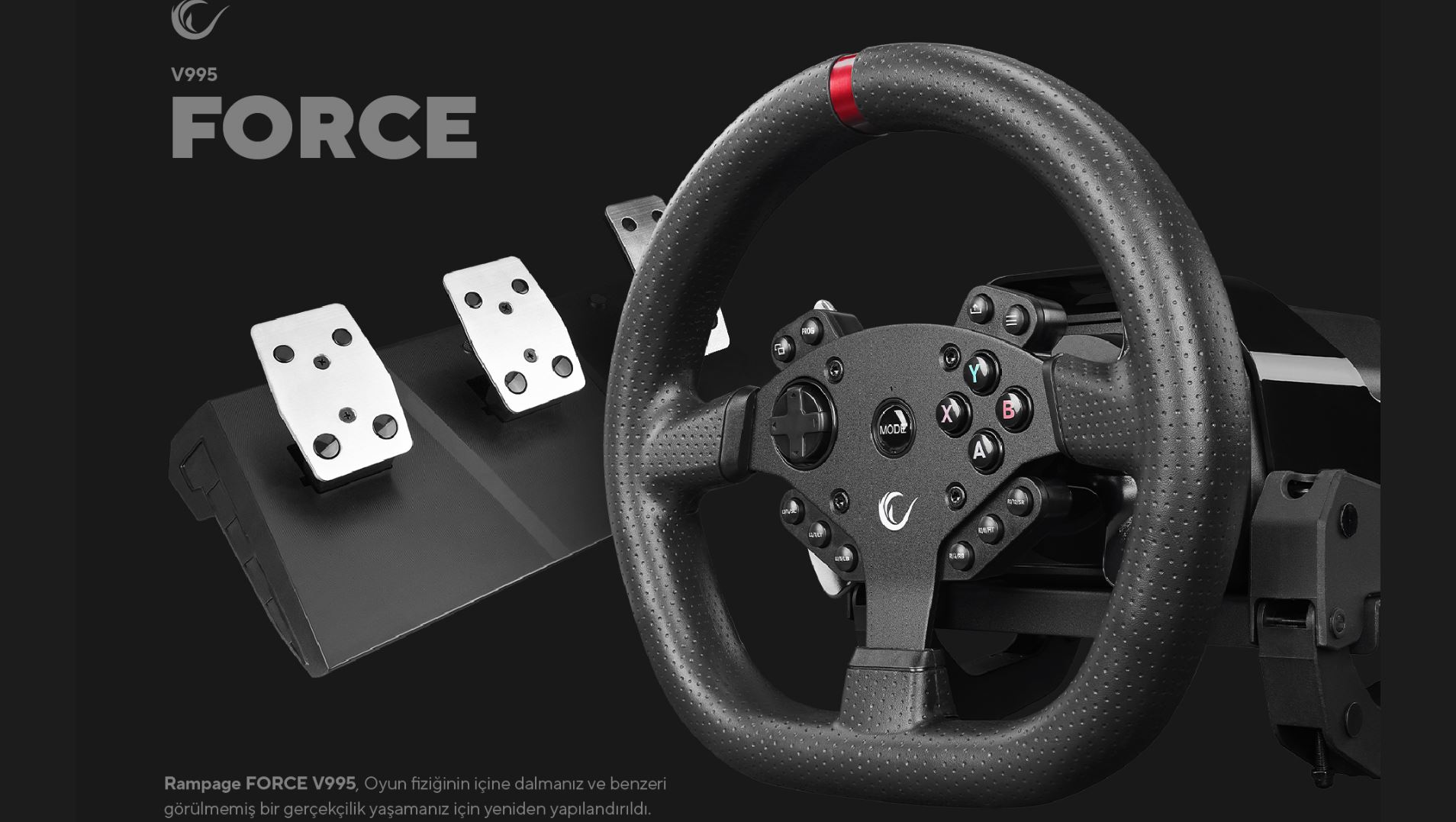 Rampage V995 Ps4 Pc Xbox 3 Pedallı El Vitesi Gaming | Evkur