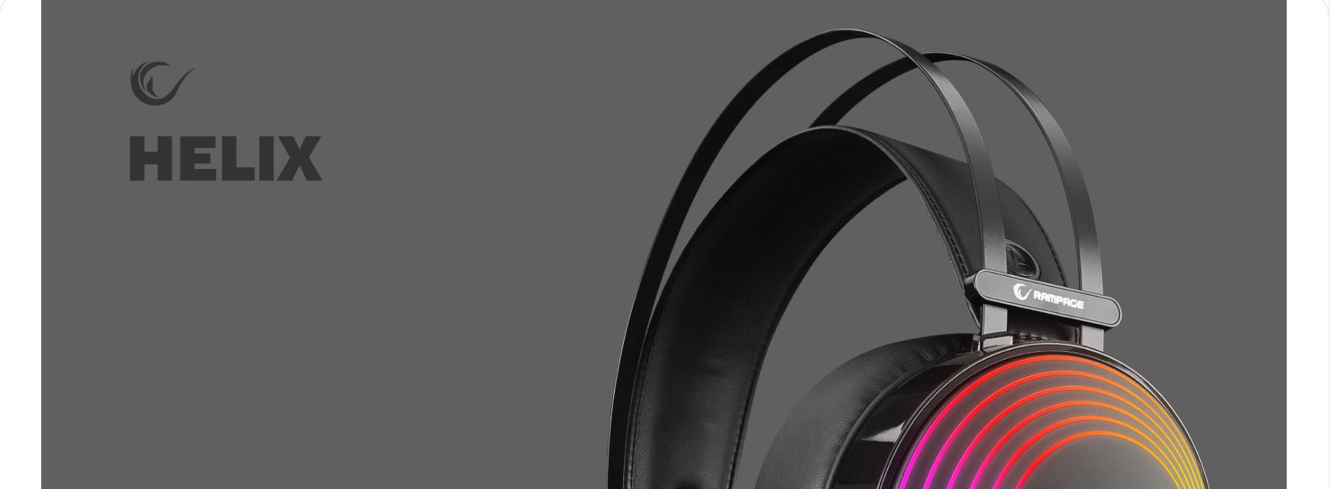 Rampage RM-K97 Helix Usb7,1 Rgb Gaming Mikrofonlu Kulaklık