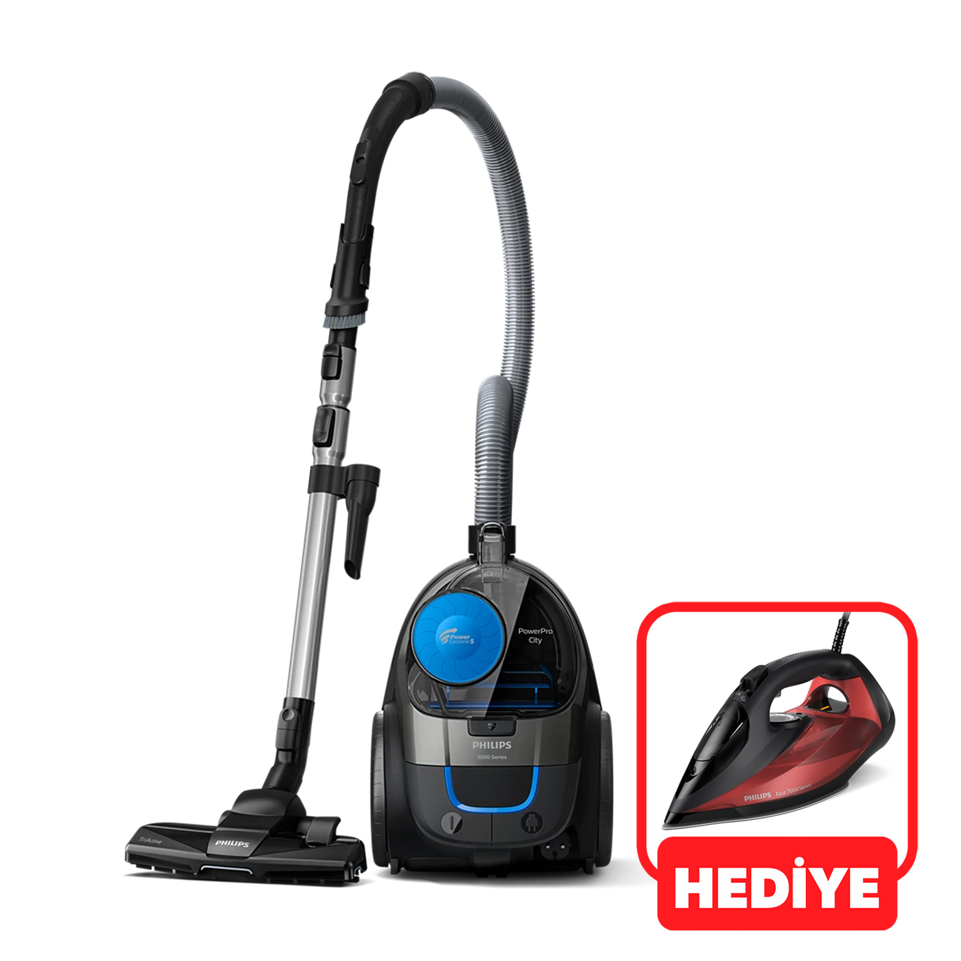 Philips FC9332 Süpürge ve DST7022 Ütü Seti | Evkur