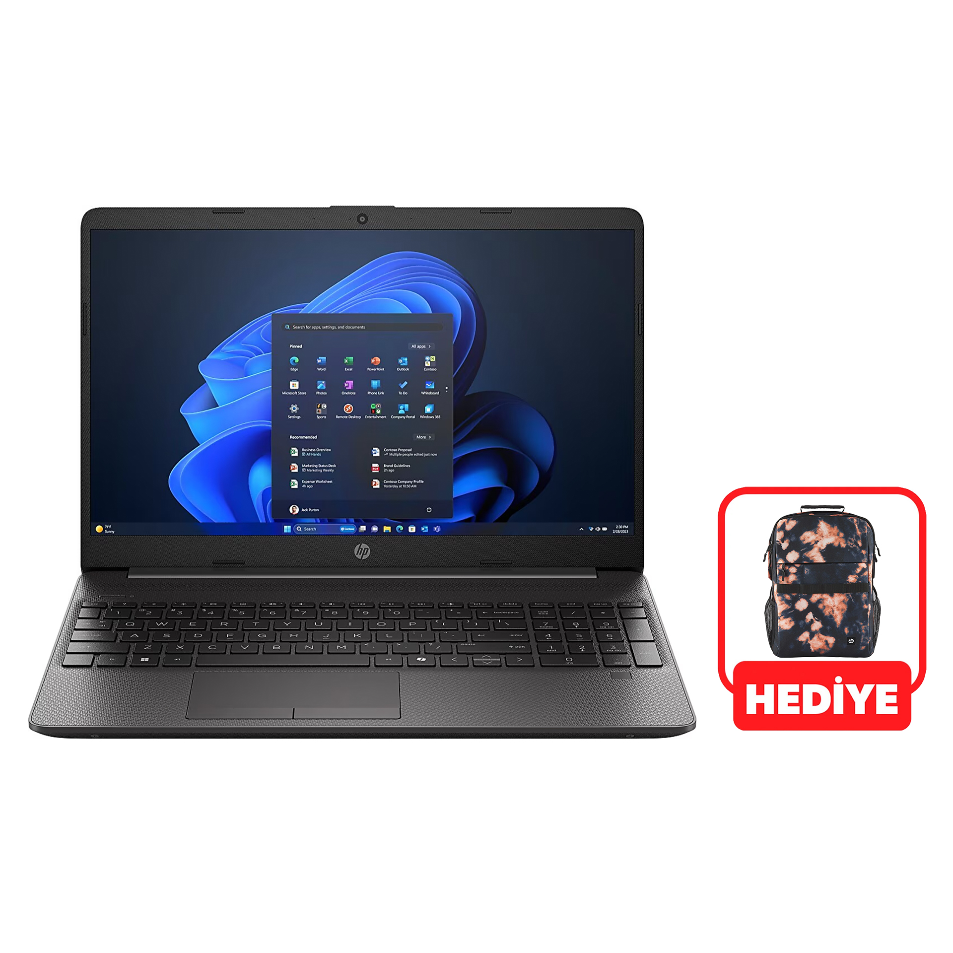 HP İntel I5 1235U 8GB RAM 256GB SSD İntel Vga
