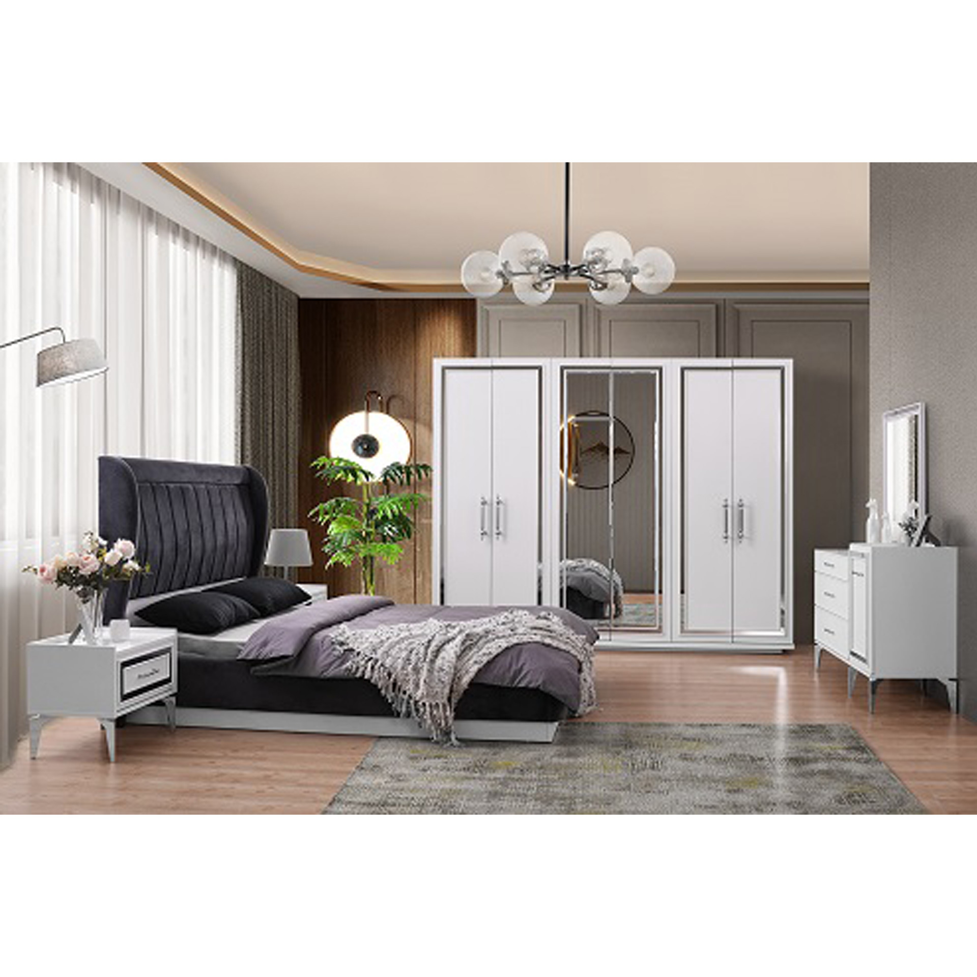 Napoli Yatak Odası Takımı Beyaz