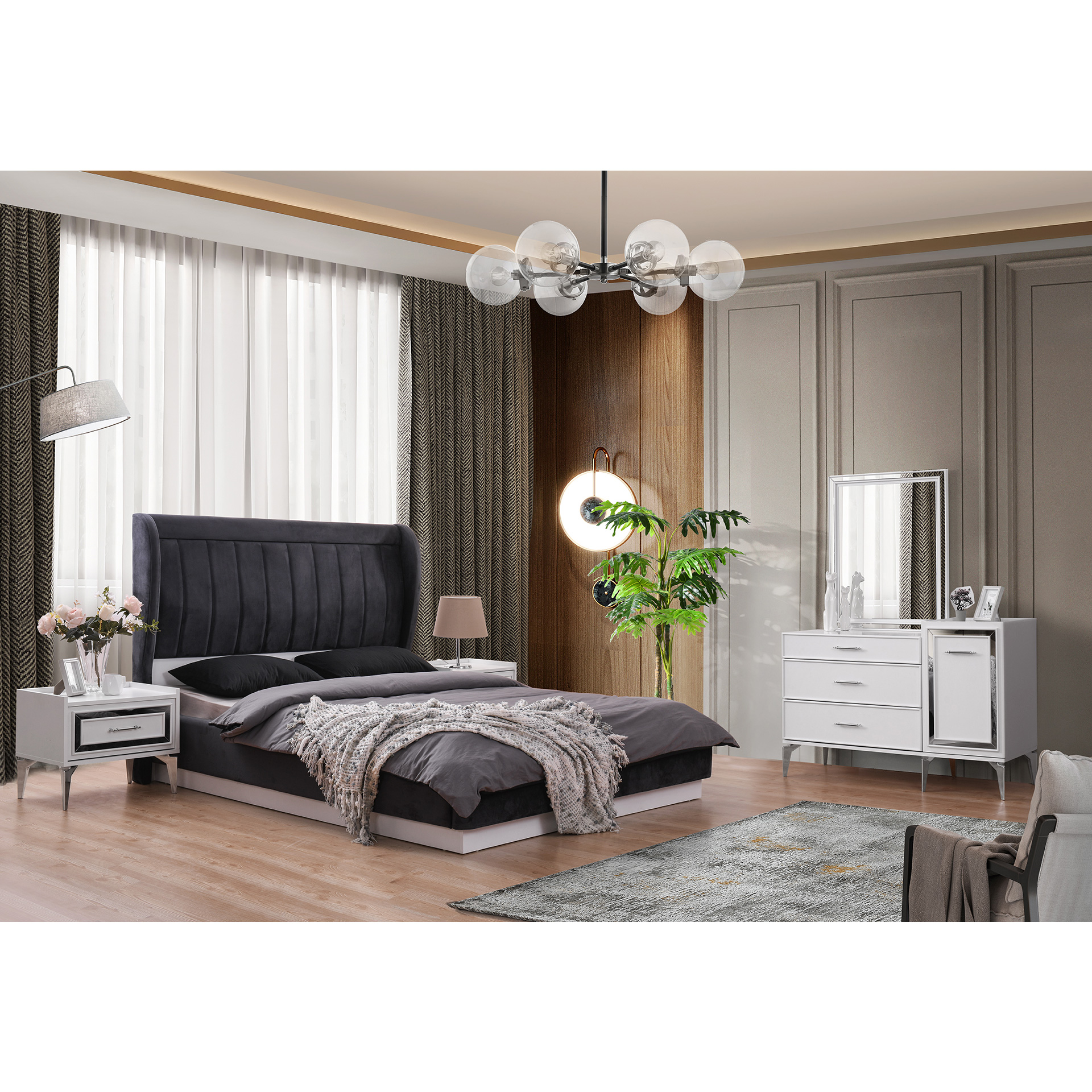 Napoli Yatak Odası Takımı Beyaz