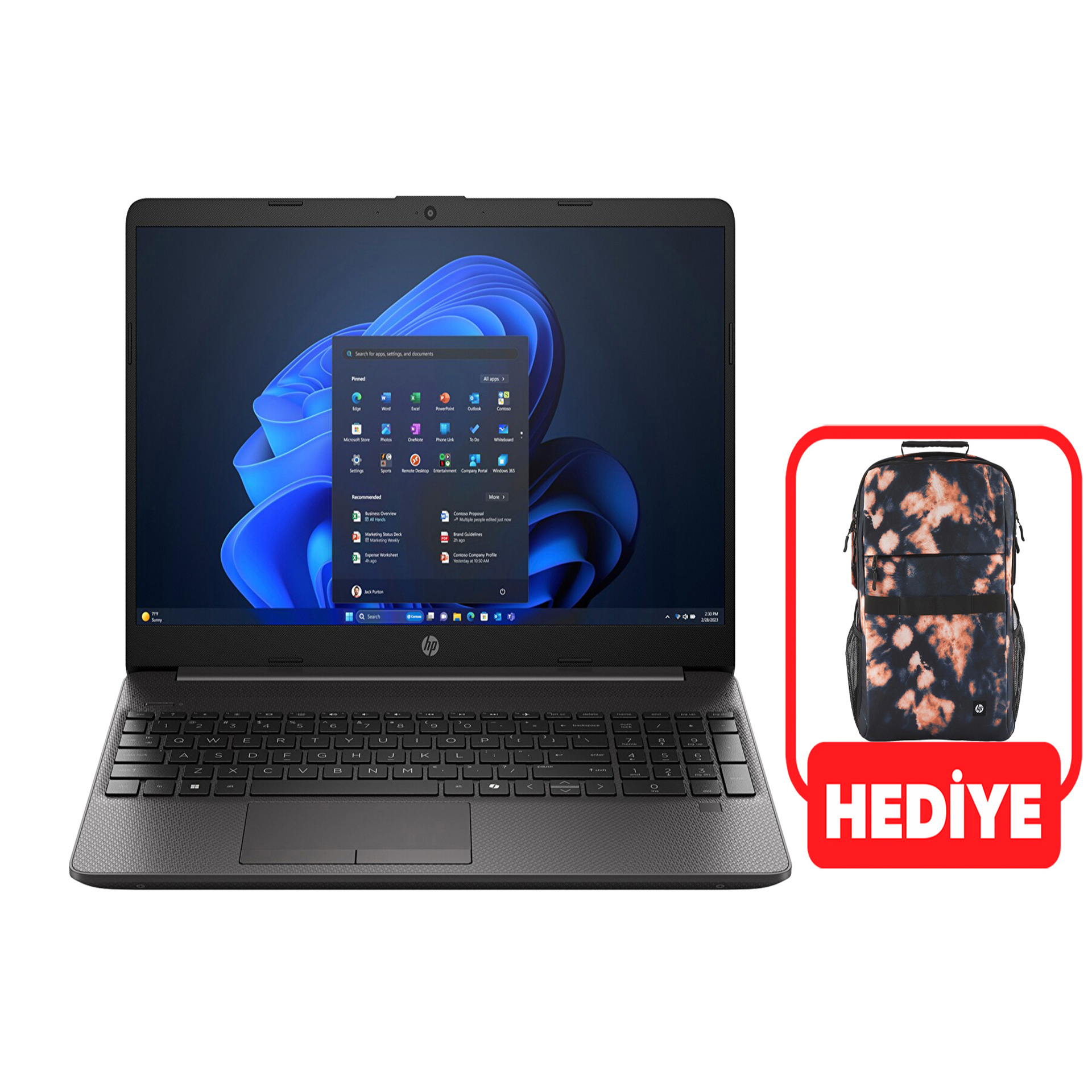 HP İntel I5 1235U 8GB RAM 256GB SSD İntel Vga