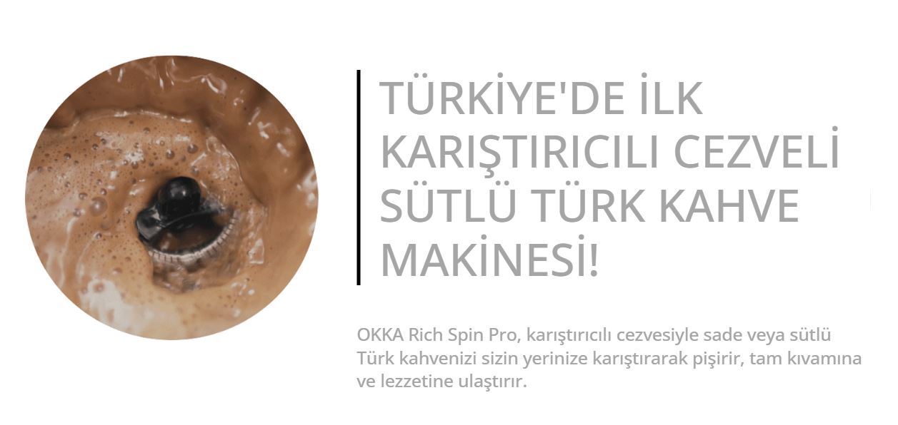 Arzum Okka Rich Spin Pro Türkish Coffee Machine Krom
