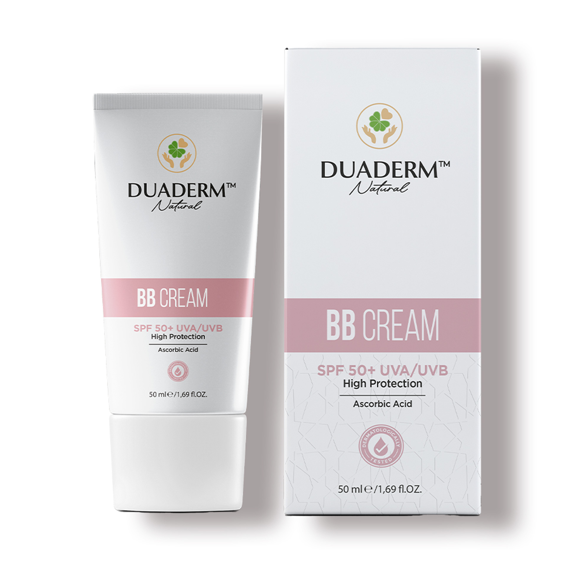 Duaderm BB Cream Nude Rengi Spf 50 | Evkur