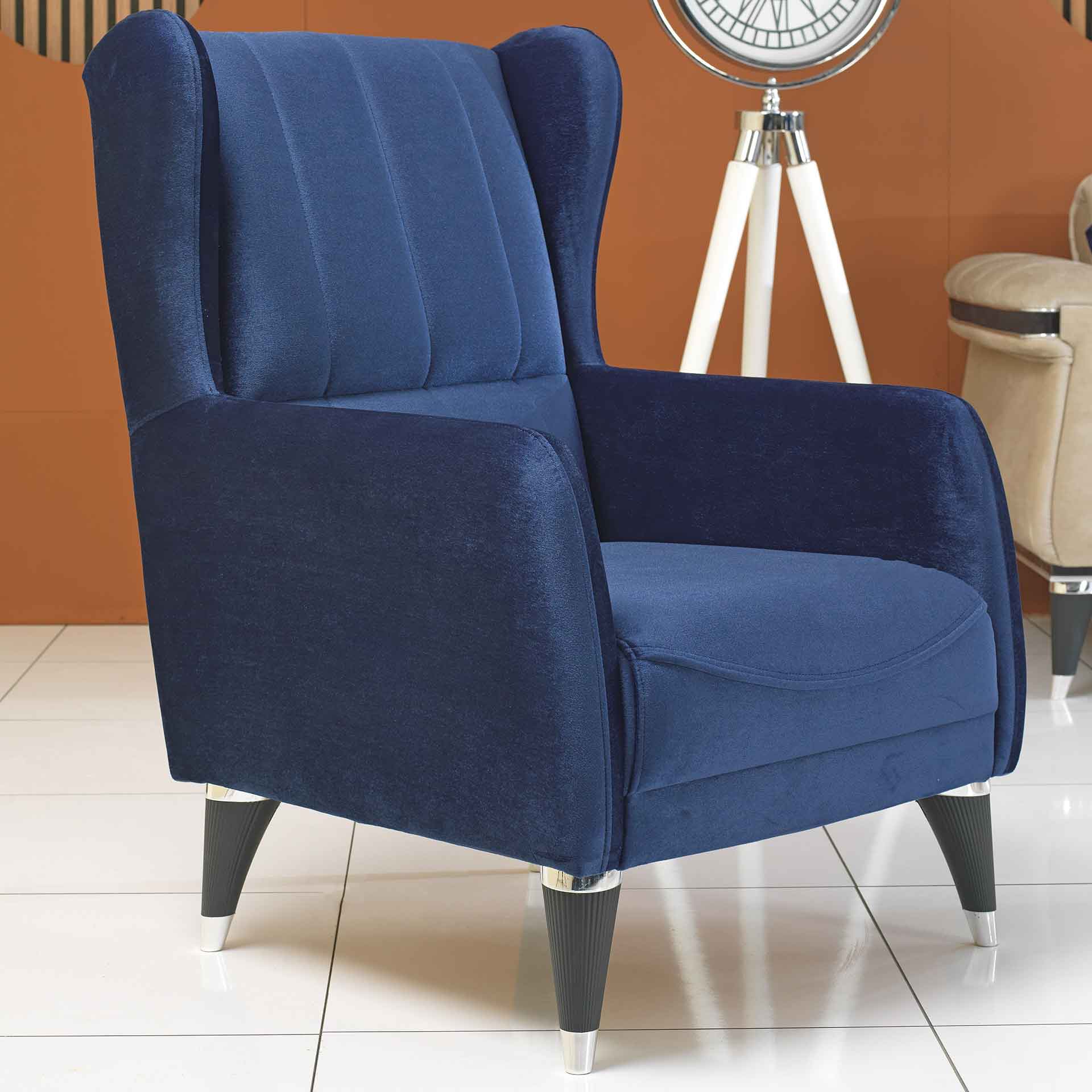 Akasya Kuvars Berjer Lacivert | EVKUR