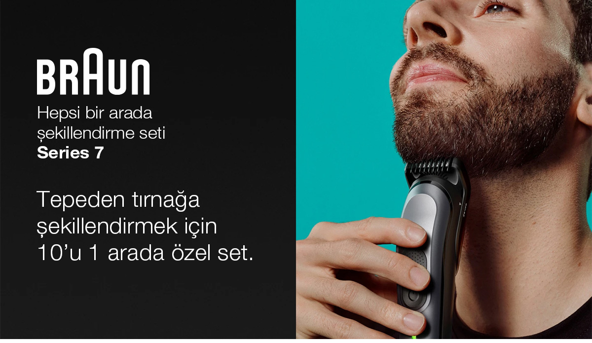 Braun MGK7420 7 Series 10’u 1 Arada Erkek Bakım Kiti | Evkur