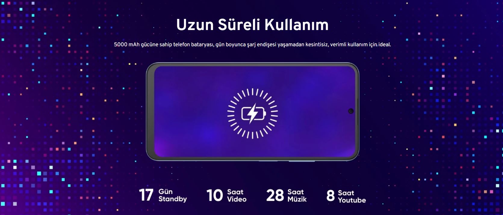 Casper Via M40 6+6/128GB Akıllı Telefon Siyah