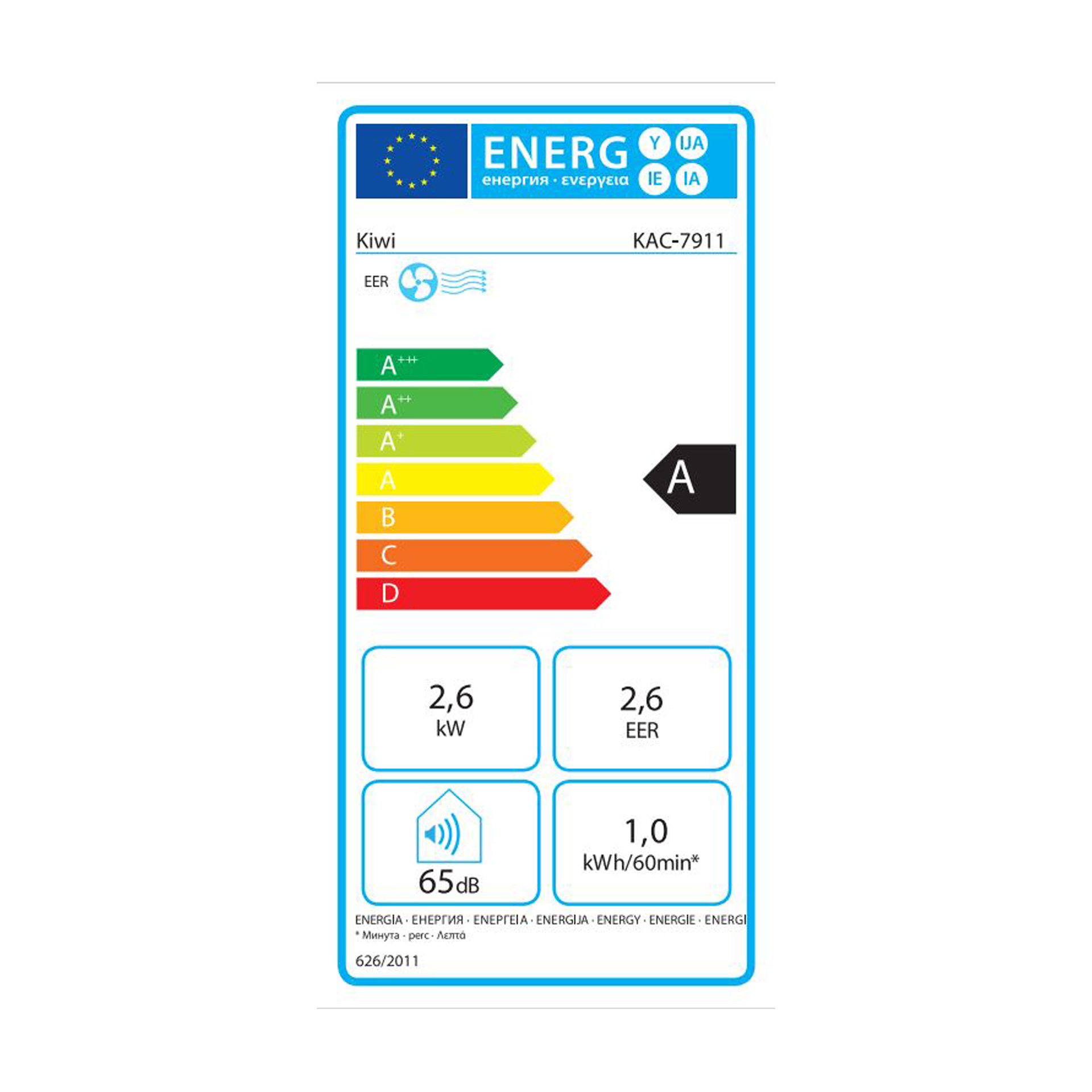 Kiwi KAC-7911 9000 Btu Portatif Klima |Evkur