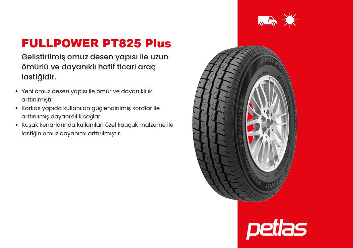 Petlas 225/70 R15 C Fullpower PT825 Plus TL 116/114R 10PR