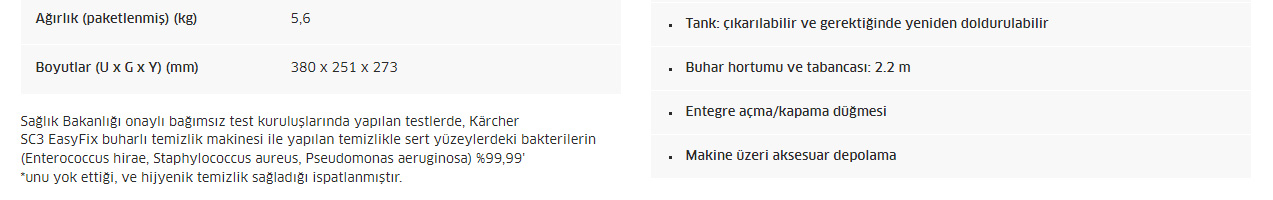 Karcher SC 4 Easyfix EU Buharlı Temizleyici Beyaz | Evkur