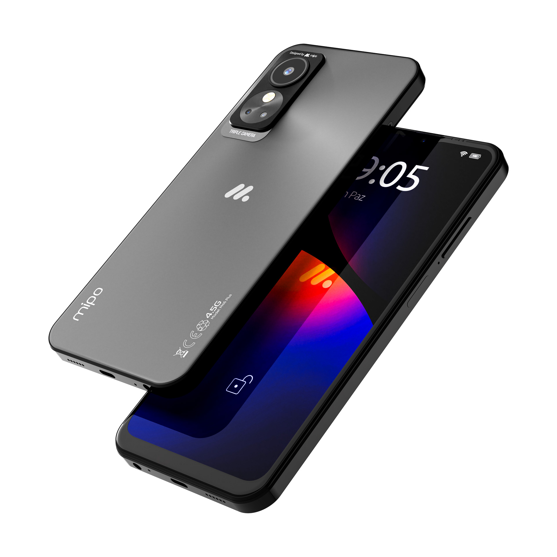 Mipo M46 Plus 8/256GB Akıllı Telefon Grafit Gri