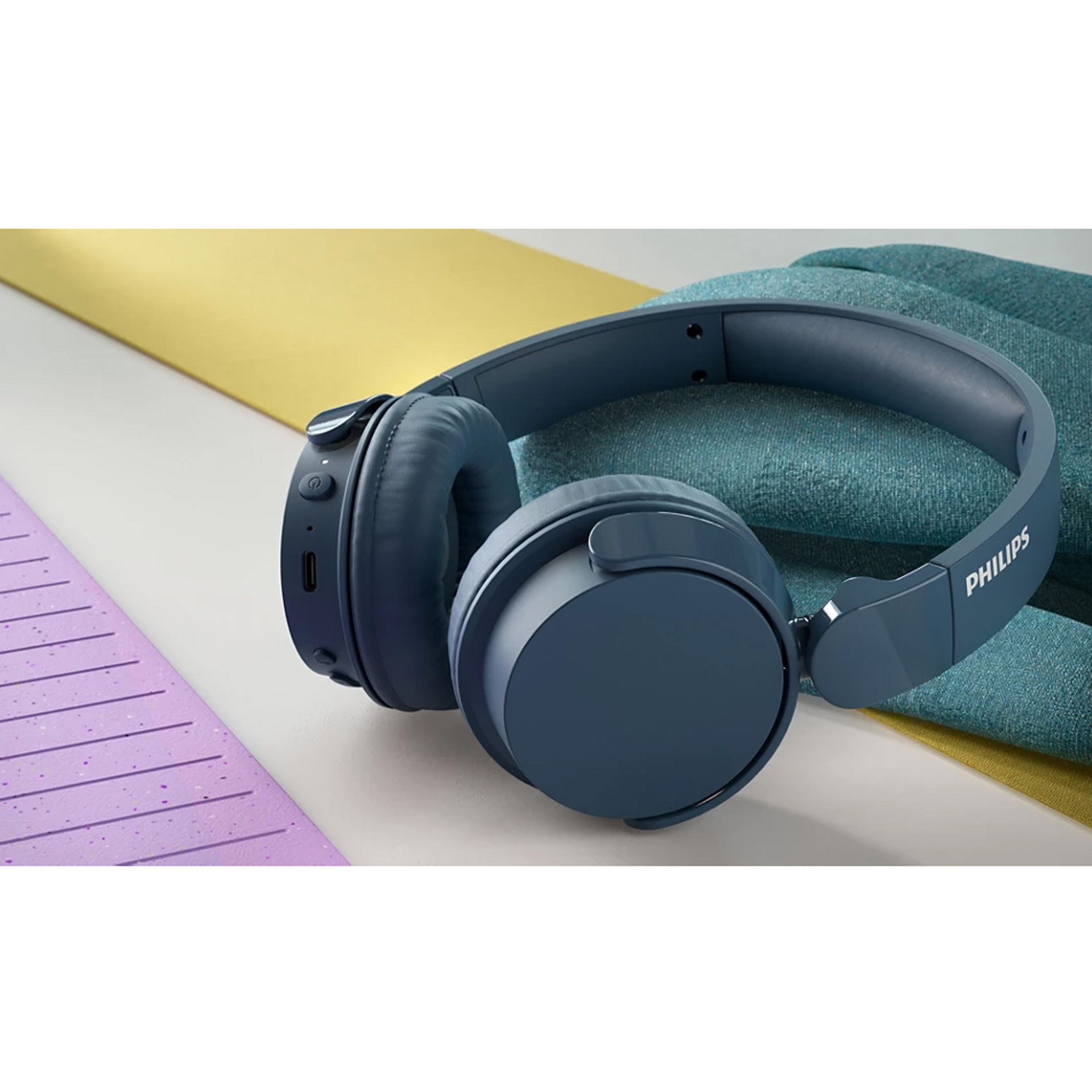 Philips TAH4209BL Bluetooth Kulak Üstü Kulaklık Mavi | Evkur