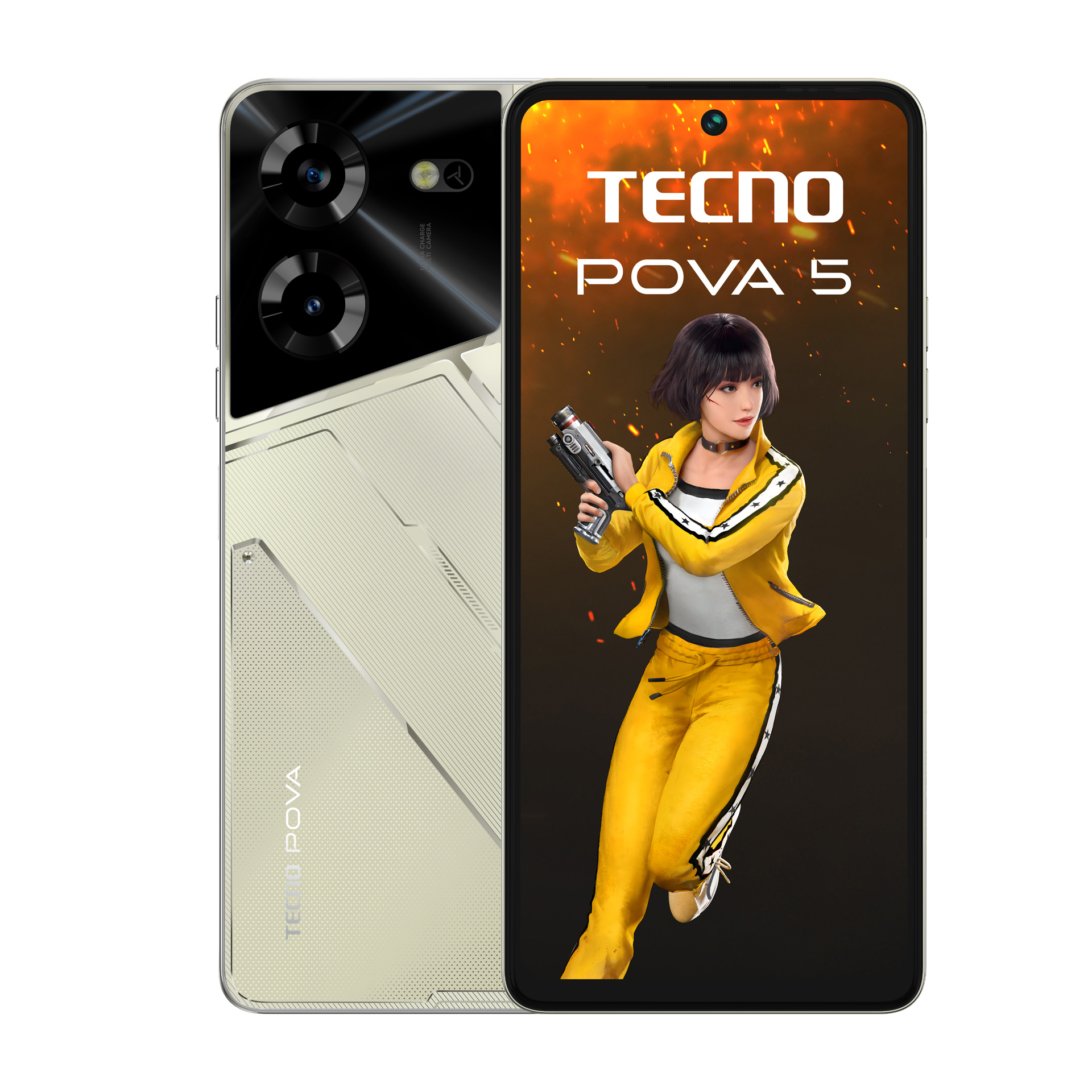 Tecno Mobile Pova 5 LH7N 8/256GB Akıllı Telefon Amber Altın