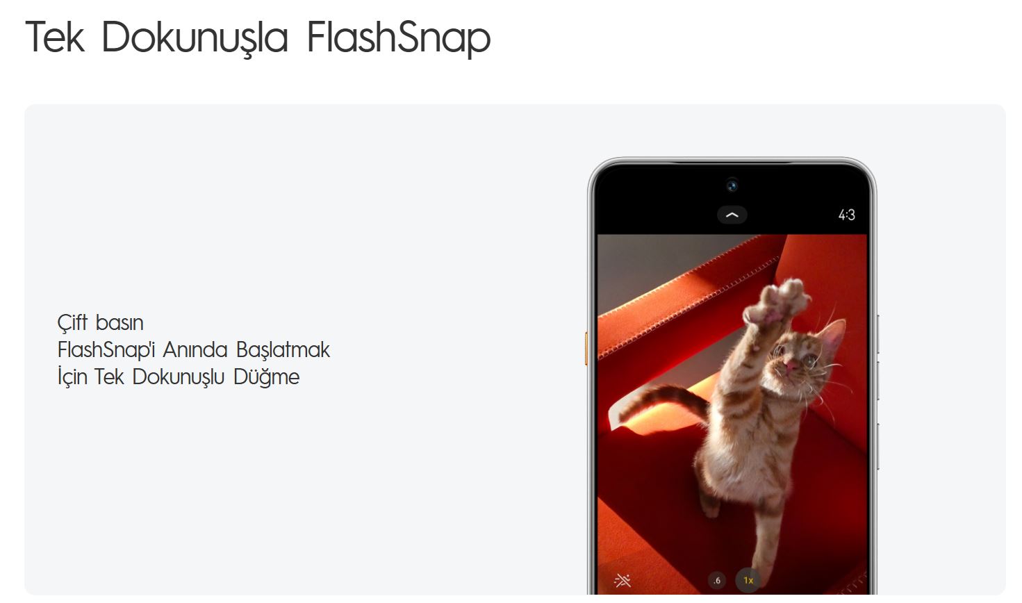 Tecno Mobile Camon 40 CM5 8/256GB Telefon Beyaz | Evkur