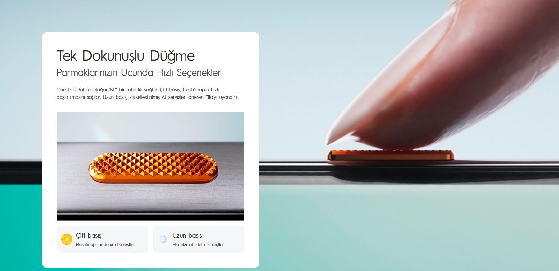 Tecno Mobile Camon 40 CM5 8/256GB Telefon Beyaz | Evkur