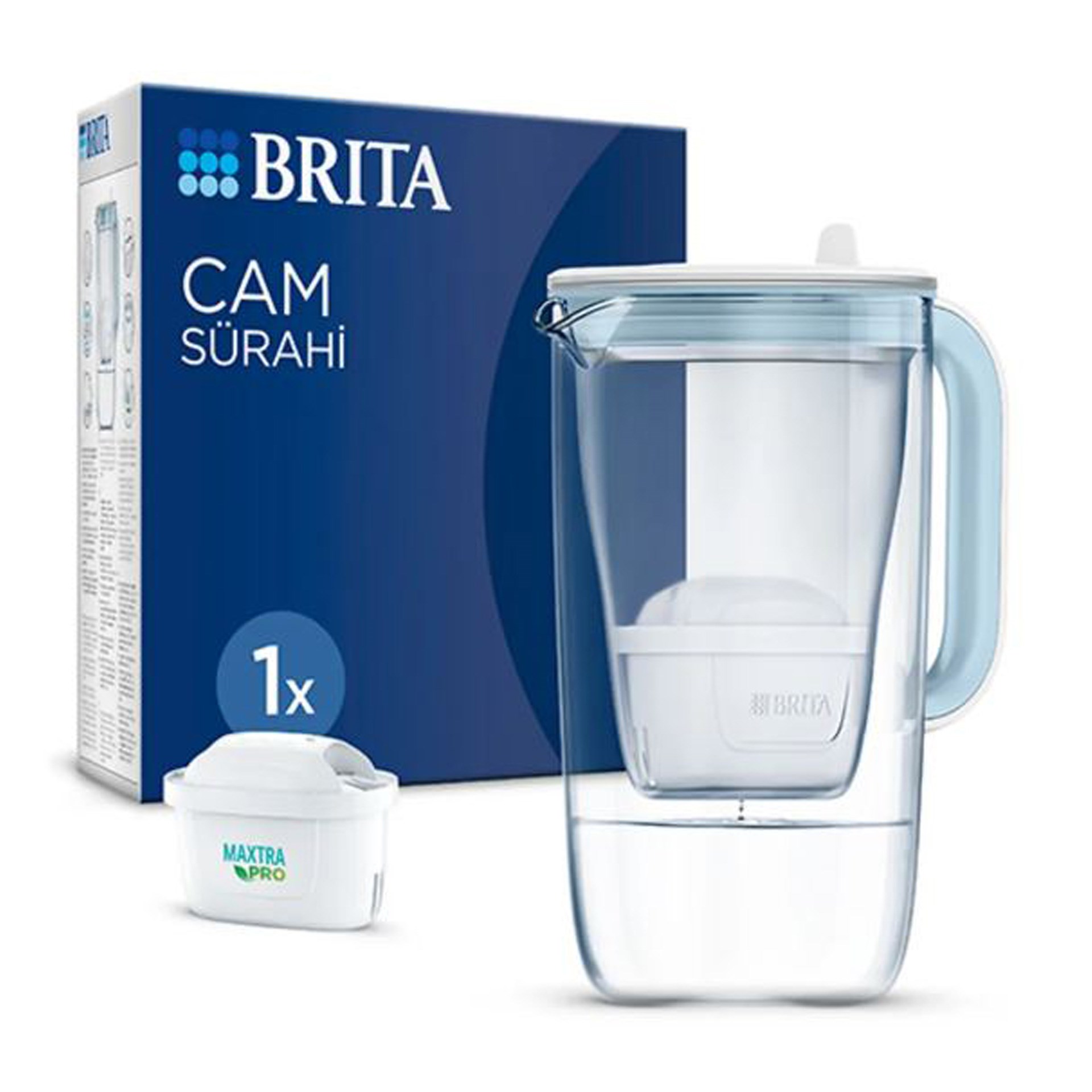 Brita Glass Jug Filtreli Pro Sürahi | Evkur