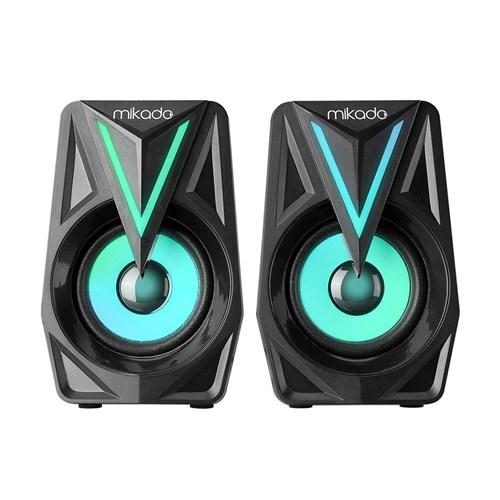 Mikado MD-S23 2.0 Multimedia 3W*2 Usb Rgb Led Speker