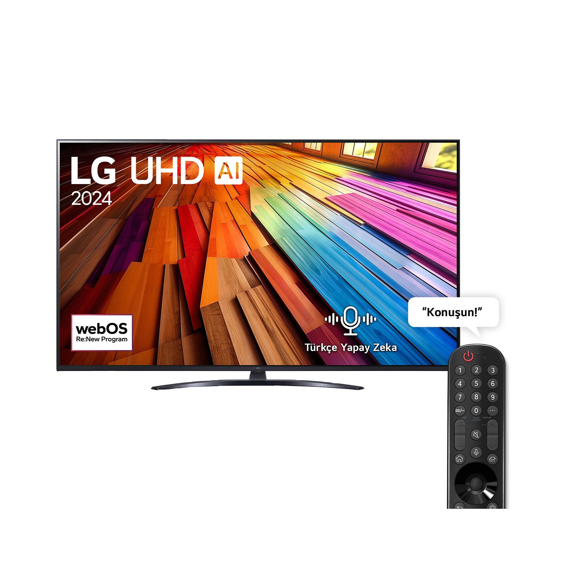 Lg 55UT81006LA.APEZ 139 Cm 4K 7.Nesil Alpha