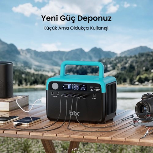 Bıx PS60K 192WH 300W 230V 50HZ SAF Sinus Taşınabilir Güç İstasyonu