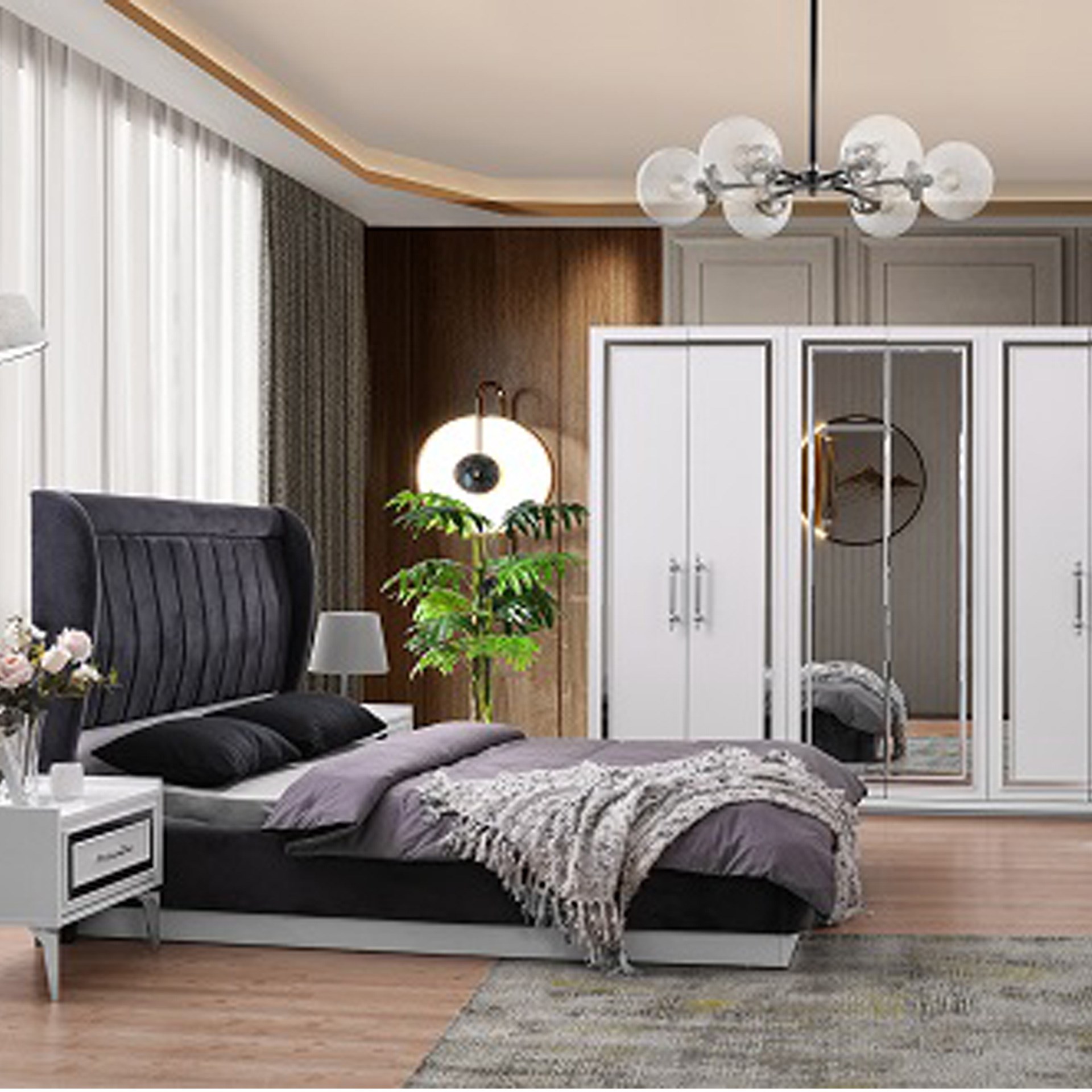 Napoli Yatak Odası Takımı Beyaz