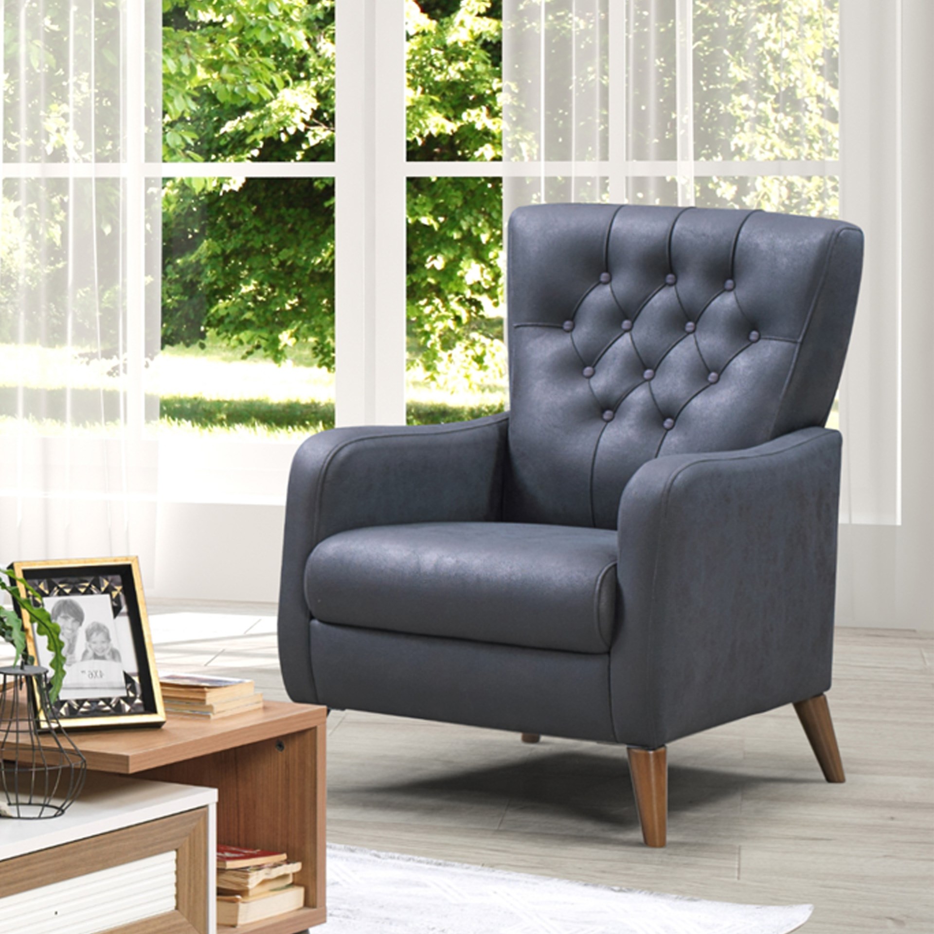 Orkide Berjer Füme Şık ve Rahat Tasarım | Evkur