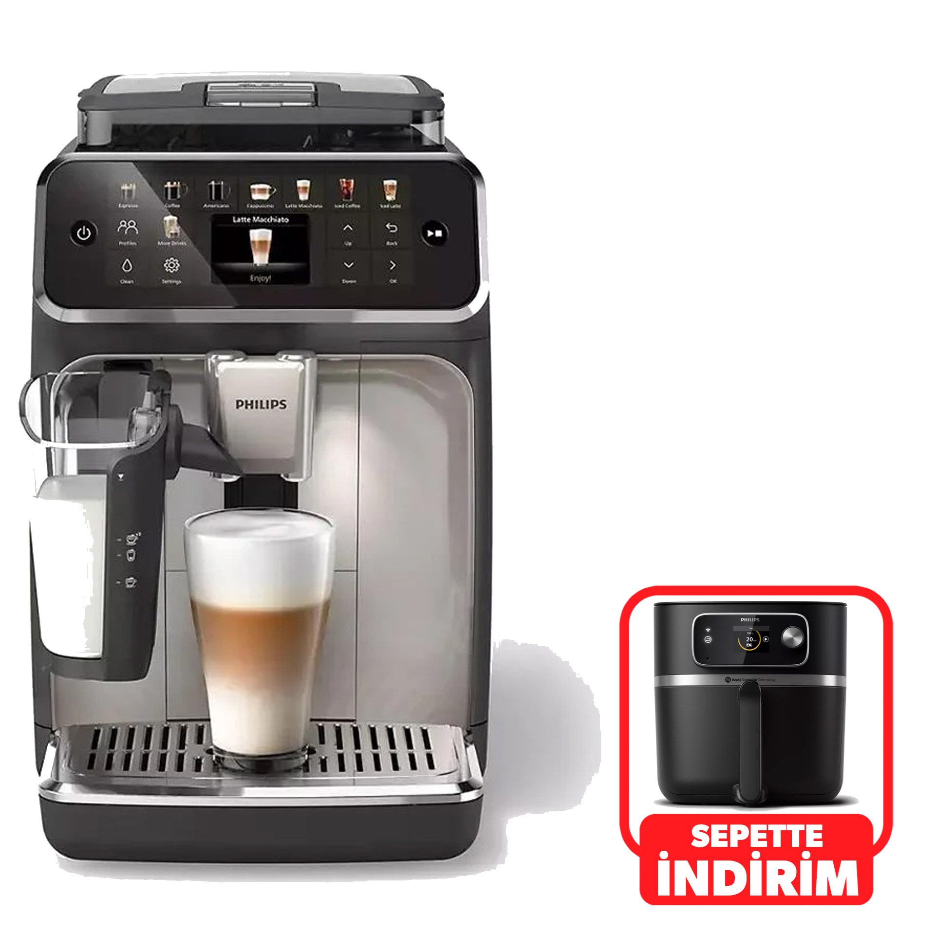 Philips EP5547/90 Tam Otomatik Espresso Makinesi | Evkur