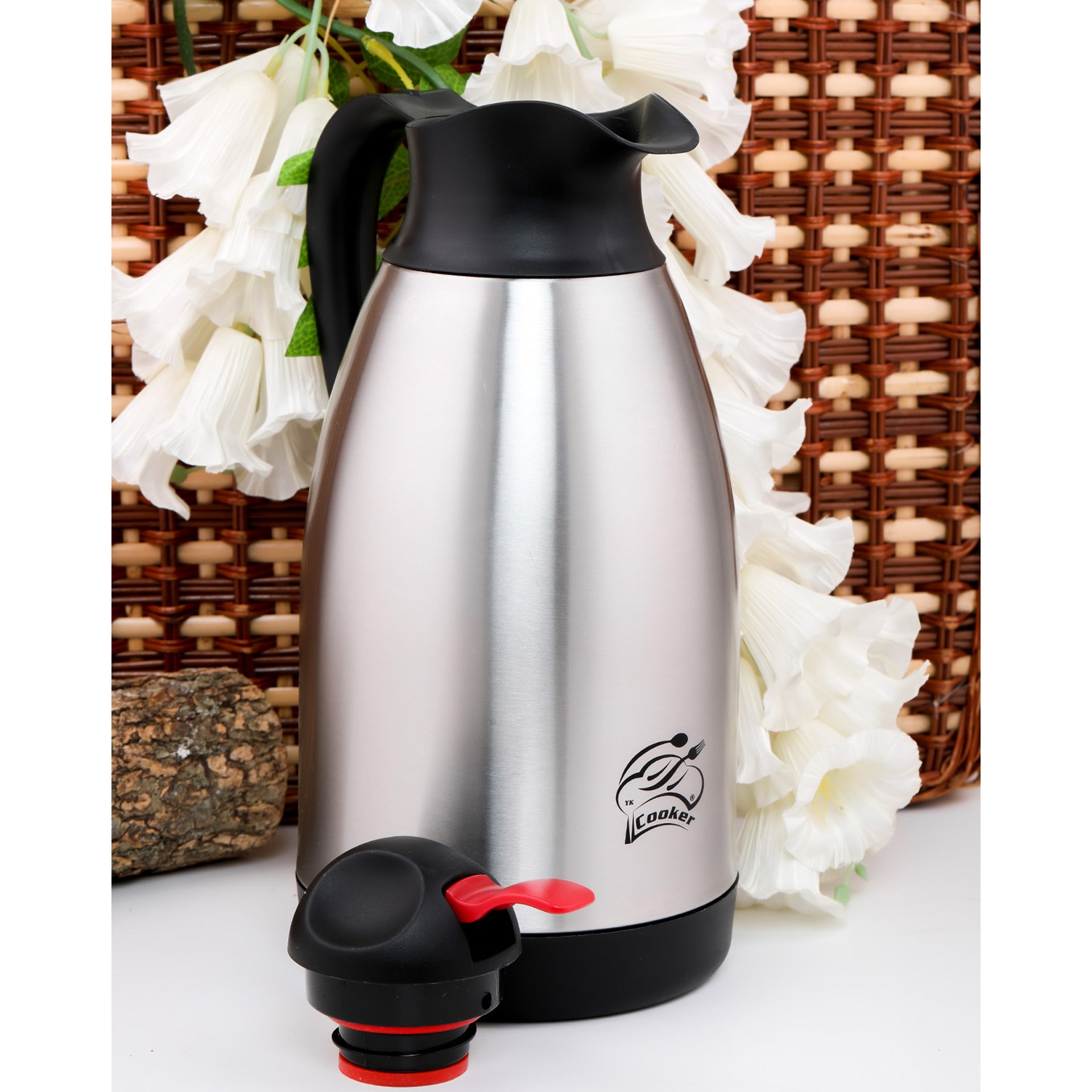 Cooker 2 Lt Paslanmaz Çelik Termos Evkur - Dayanıklı ve Şık