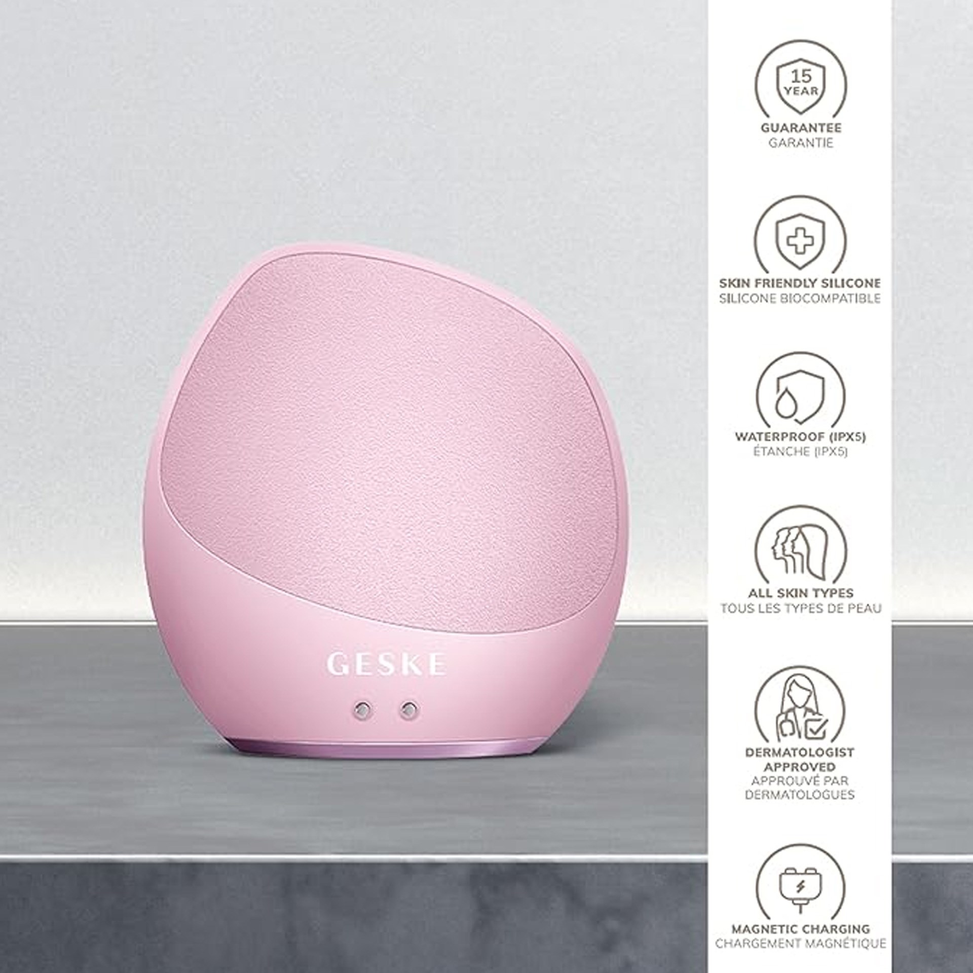 Geske Sonic Vücut Fırçası VeYoğun Eksfoliyatör 7'si 1I Evkur