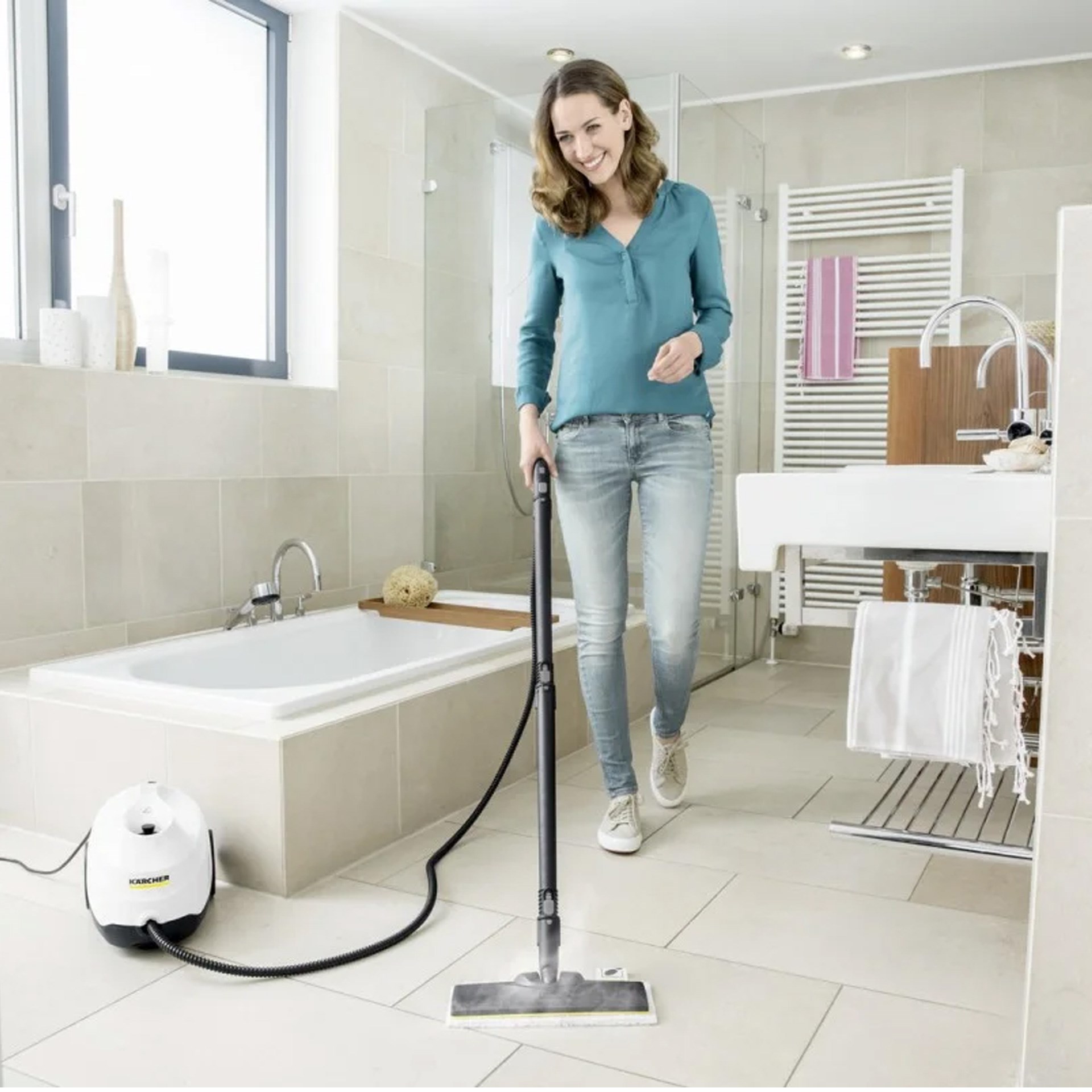 Karcher SC 3 Easyfix EU Buharlı Temizleyici Beyaz