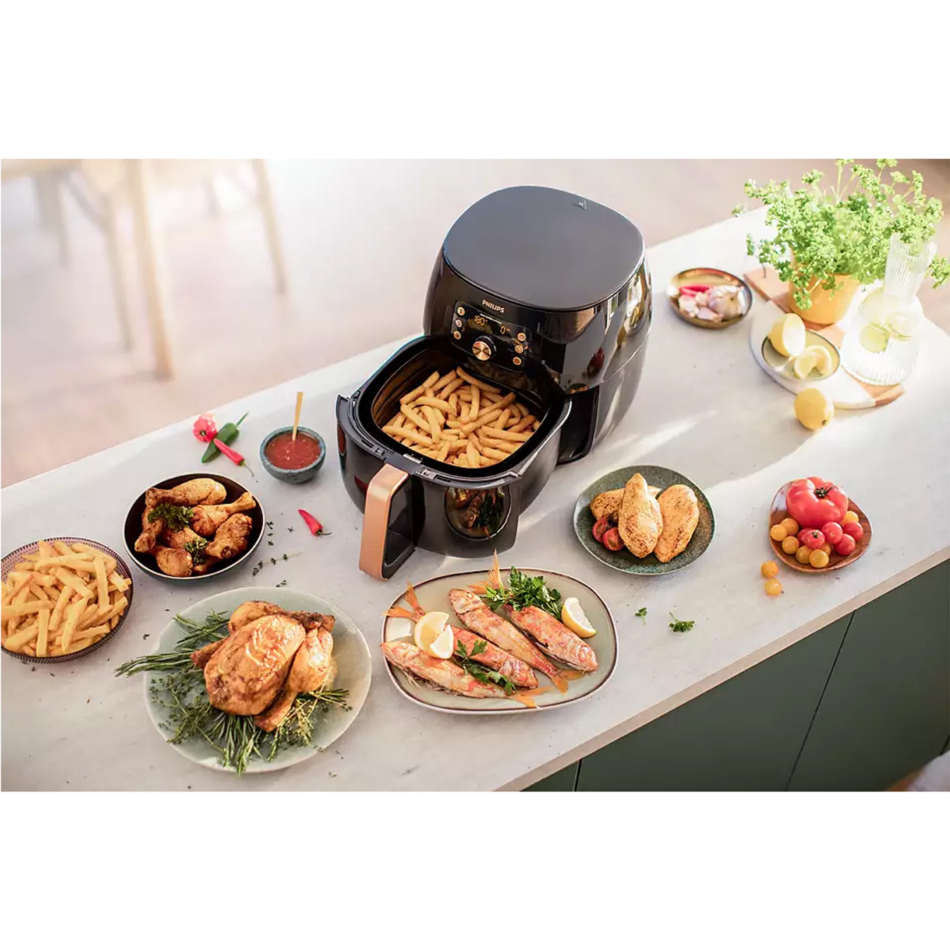 Philips HD9867/90 Premium Airfryer XXL Fritöz | Evkur