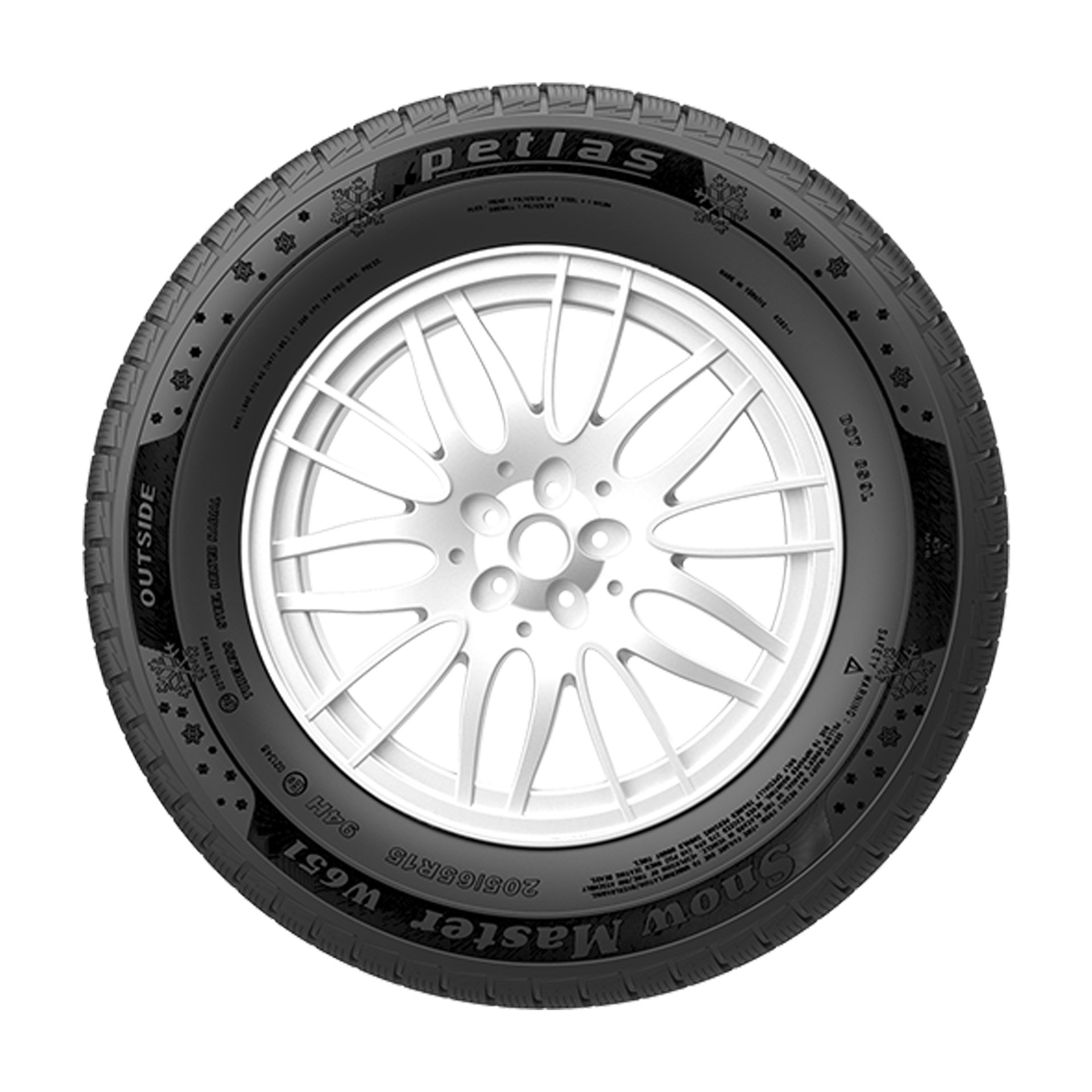 Petlas 185/65 R14 Snowmaster 2 M+S, 86T Kış Lastiği | Evkur