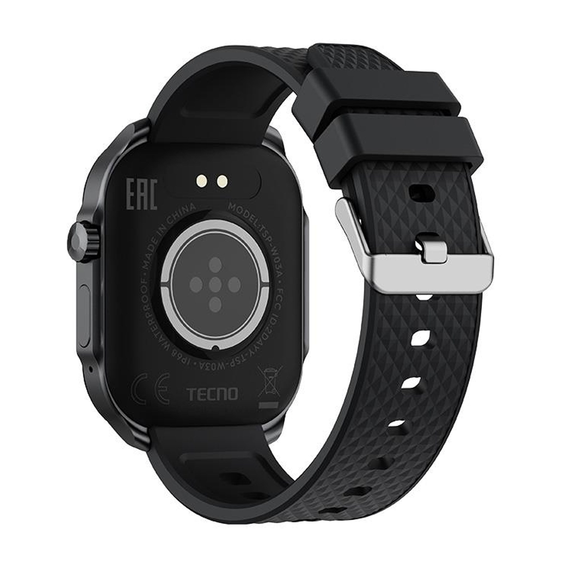 Tecno Watch 3 Active Akıllı Saat Siyah | Evkur