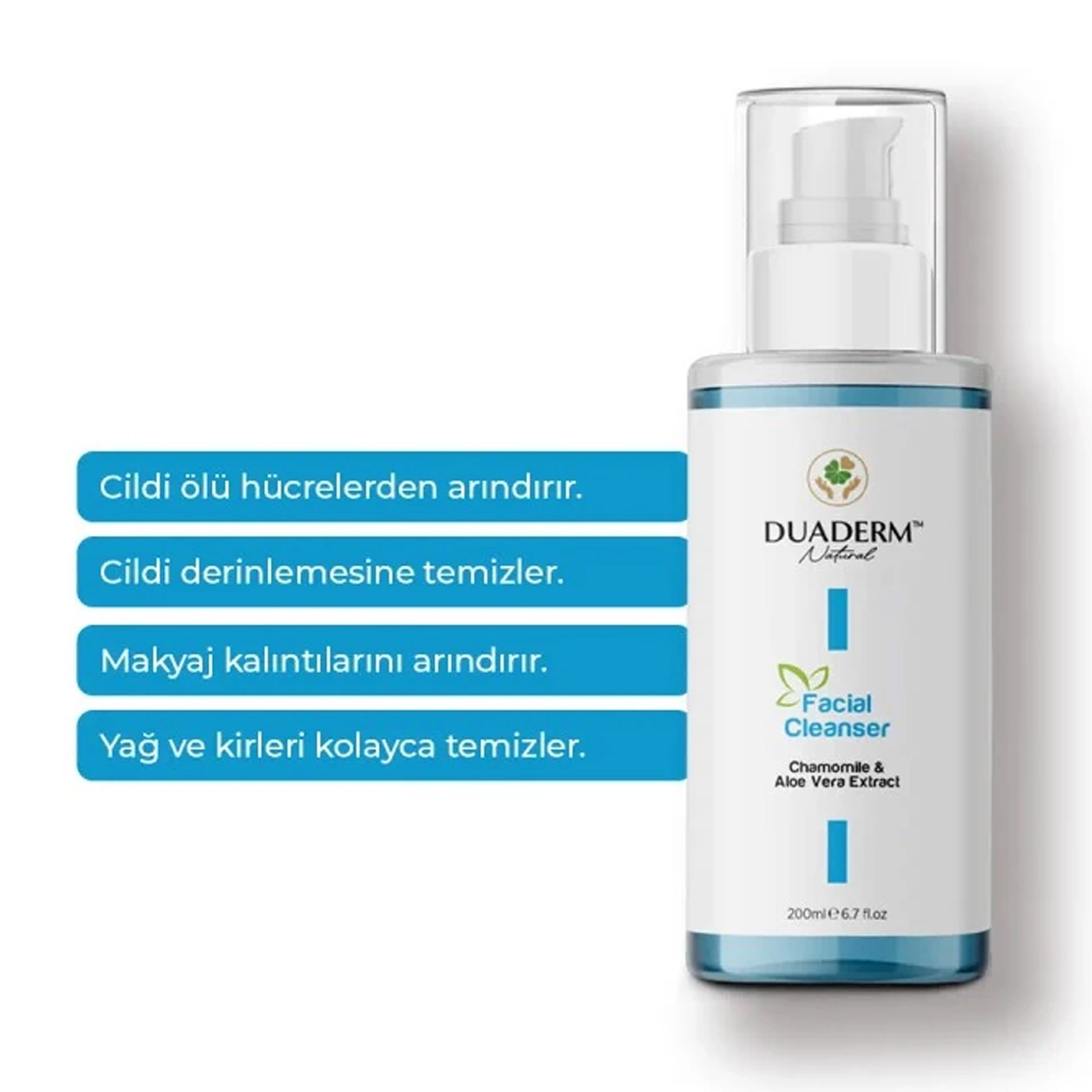 Duaderm Facial Cleanser 200 ml I Evkur