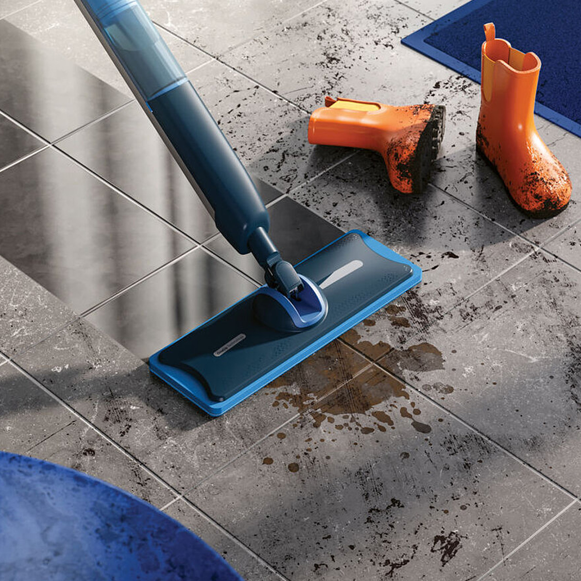 Philips OneUp 5000 Serisi Elektrikli Mop | Evkur